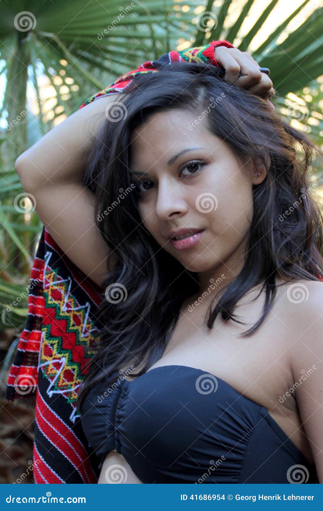 Hispanic Beauty stock photo. Image of long, ethnicity - 41686954
