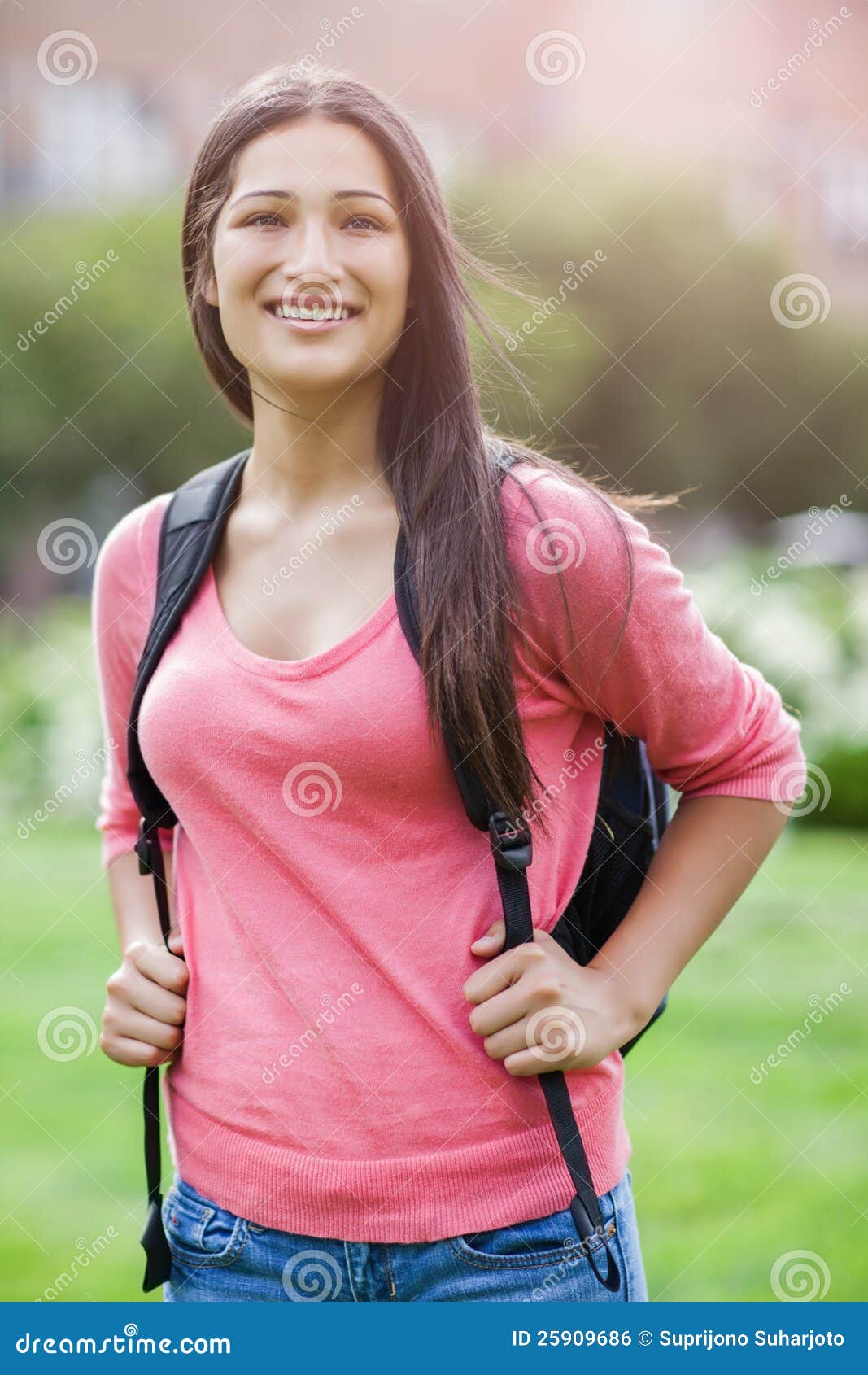 Hispanic college student stock photo. Image of beautiful - 25909686