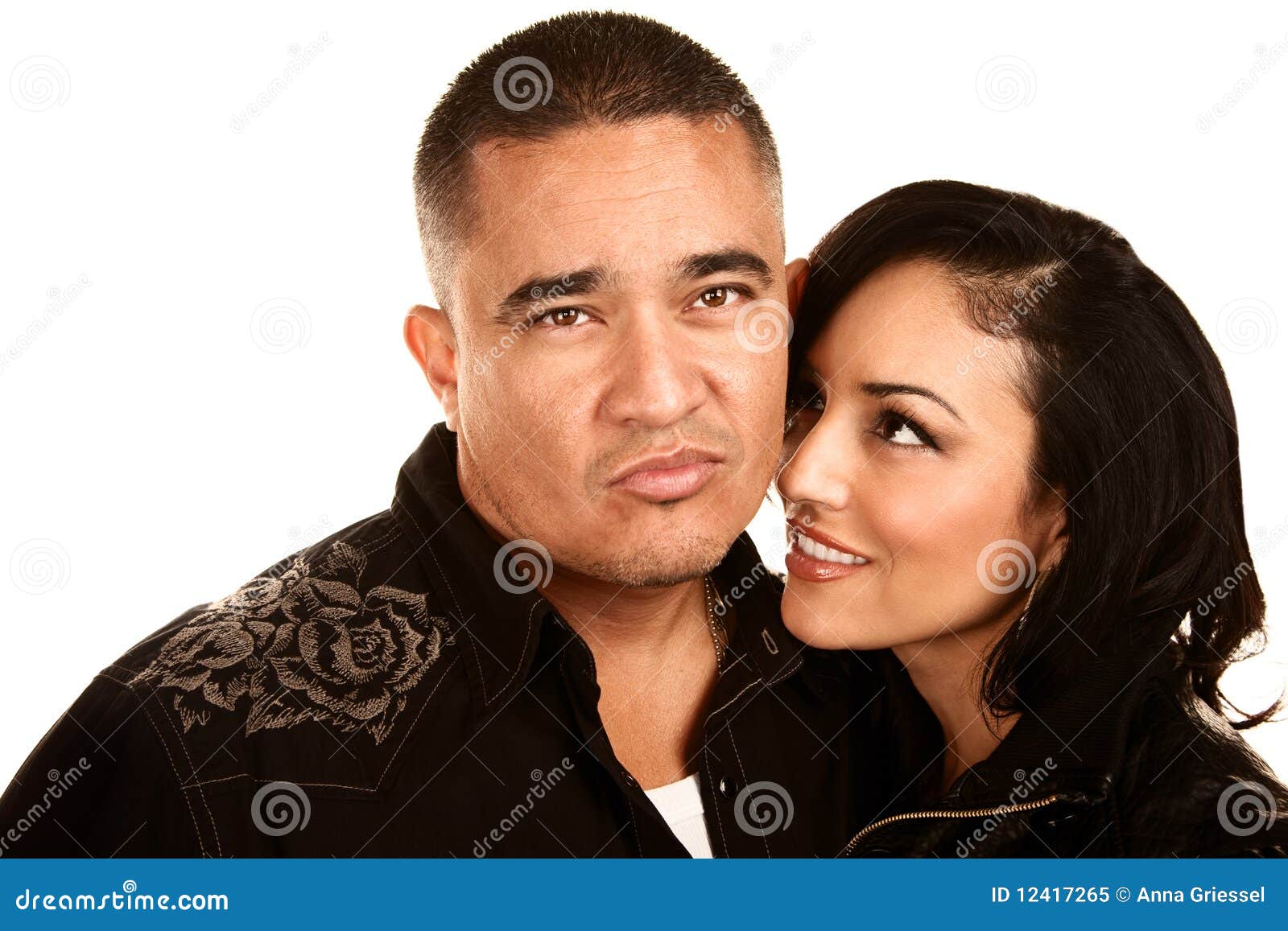 Hispanic Couple stock image. Image of flower, closeup - 12417265
