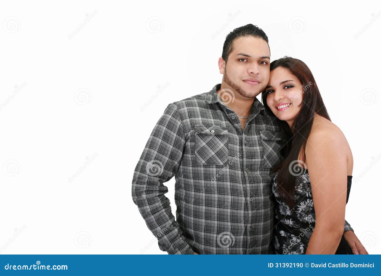 Hispanic couple stock photo. Image of boyfriend, indoors - 31392190