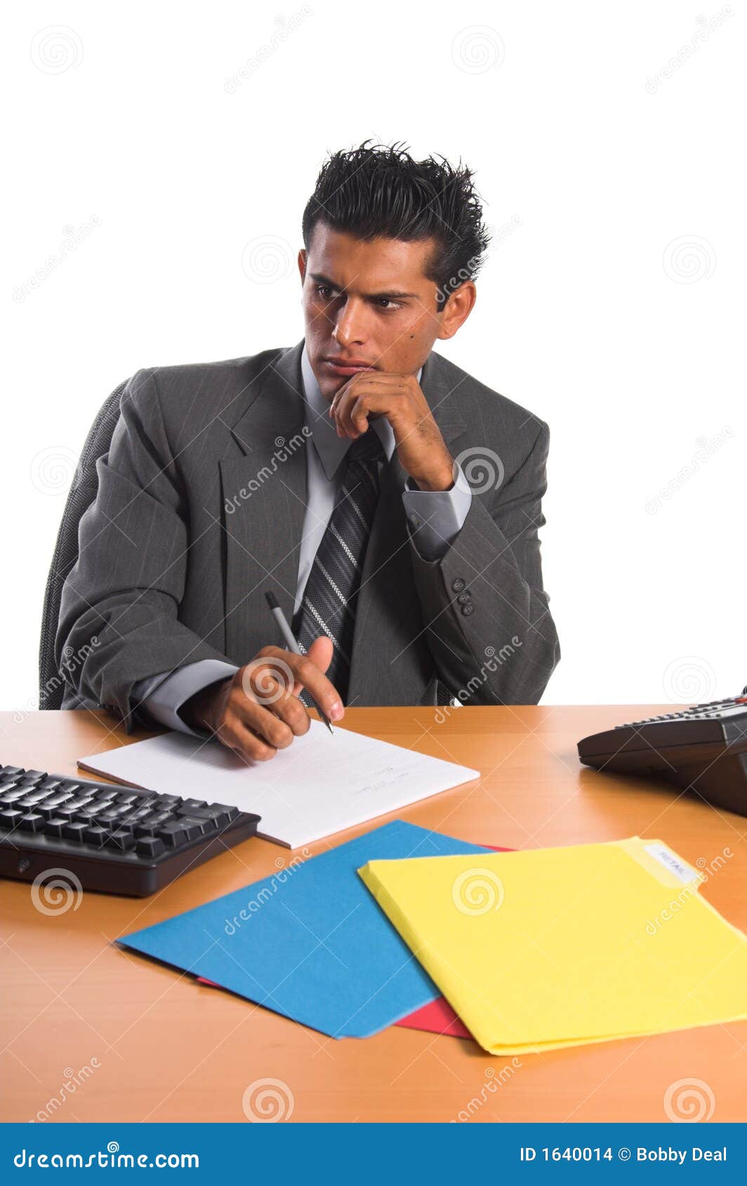 Hispanic Executive stock photo. Image of salesman, young - 1640014