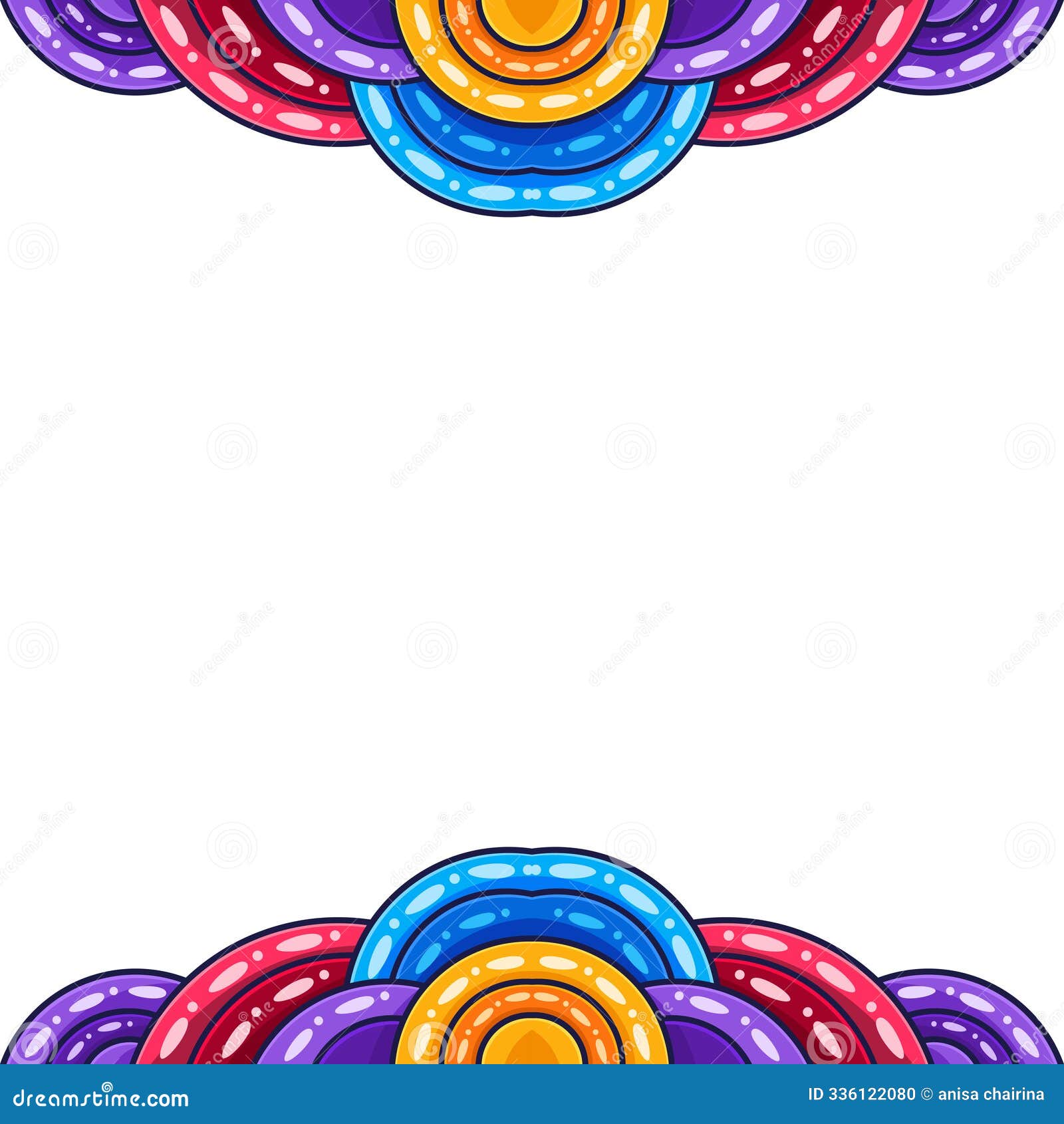 Hispanic Heritage Frame Vector Design Stock Vector - Illustration of ...