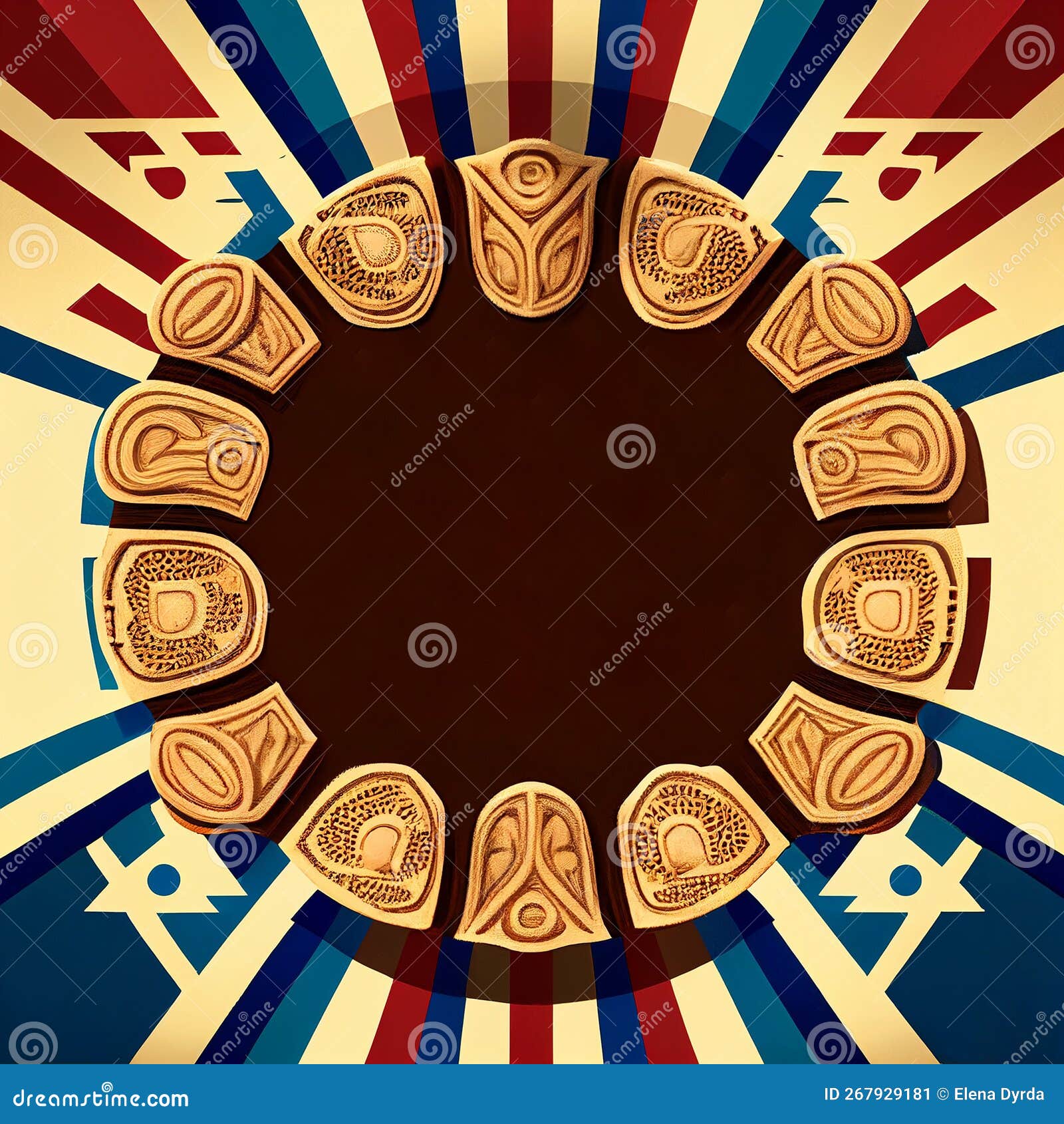 Hispanic Heritage Month Abstract Background, AI Generated Stock Image ...