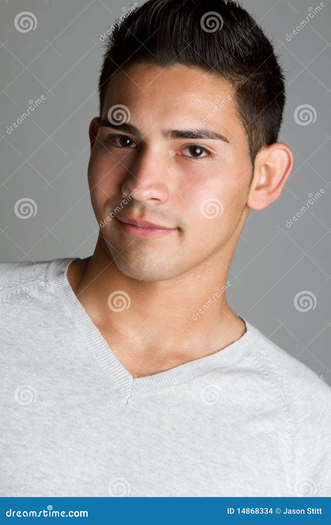 Hispanic Man stock photo. Image of closeup, background - 14868334