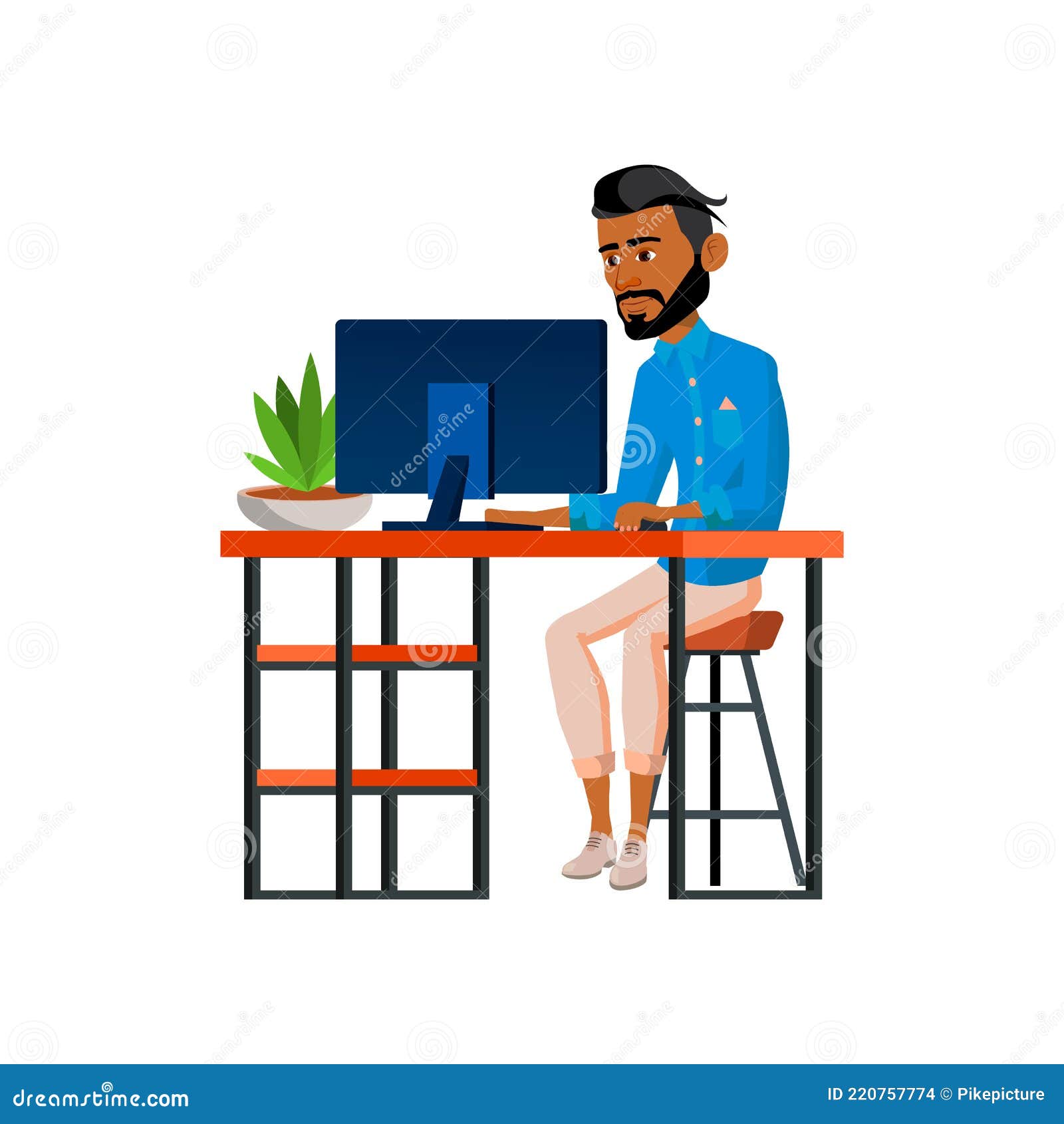Computer Room Cartoon Stock Illustrations – 15,002 Computer Room ...