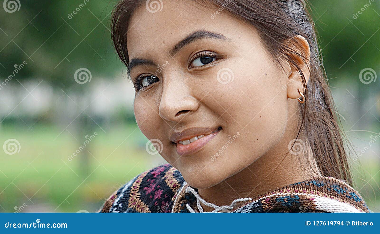 Hispanic Minority Girl stock photo. Image of ethnic - 127619794