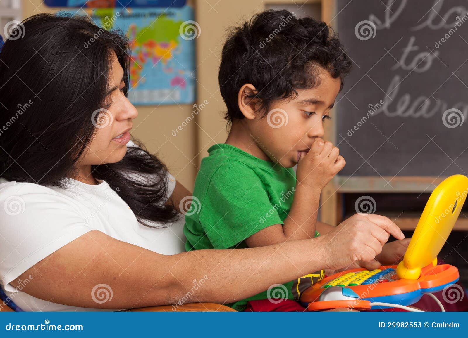 Hispanic Child Learning stock image. Image of learning - 29982553