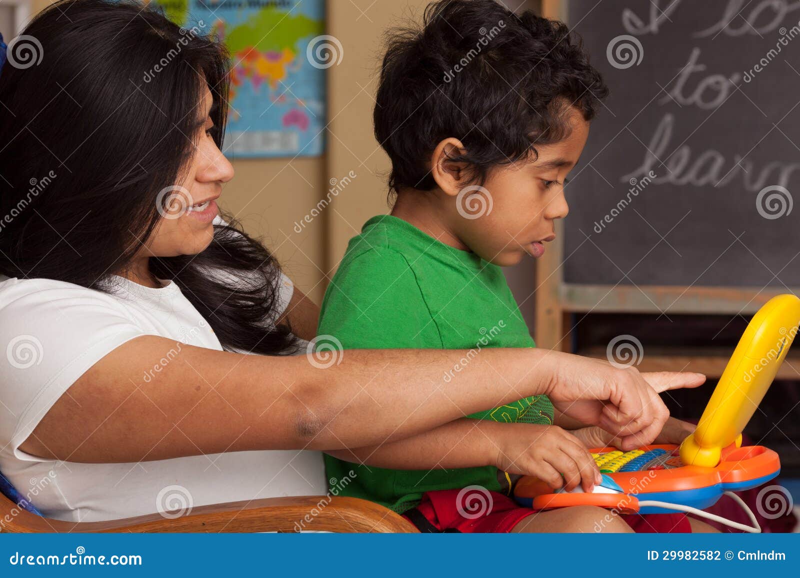 Hispanic Child Learning stock photo. Image of reading - 29982582