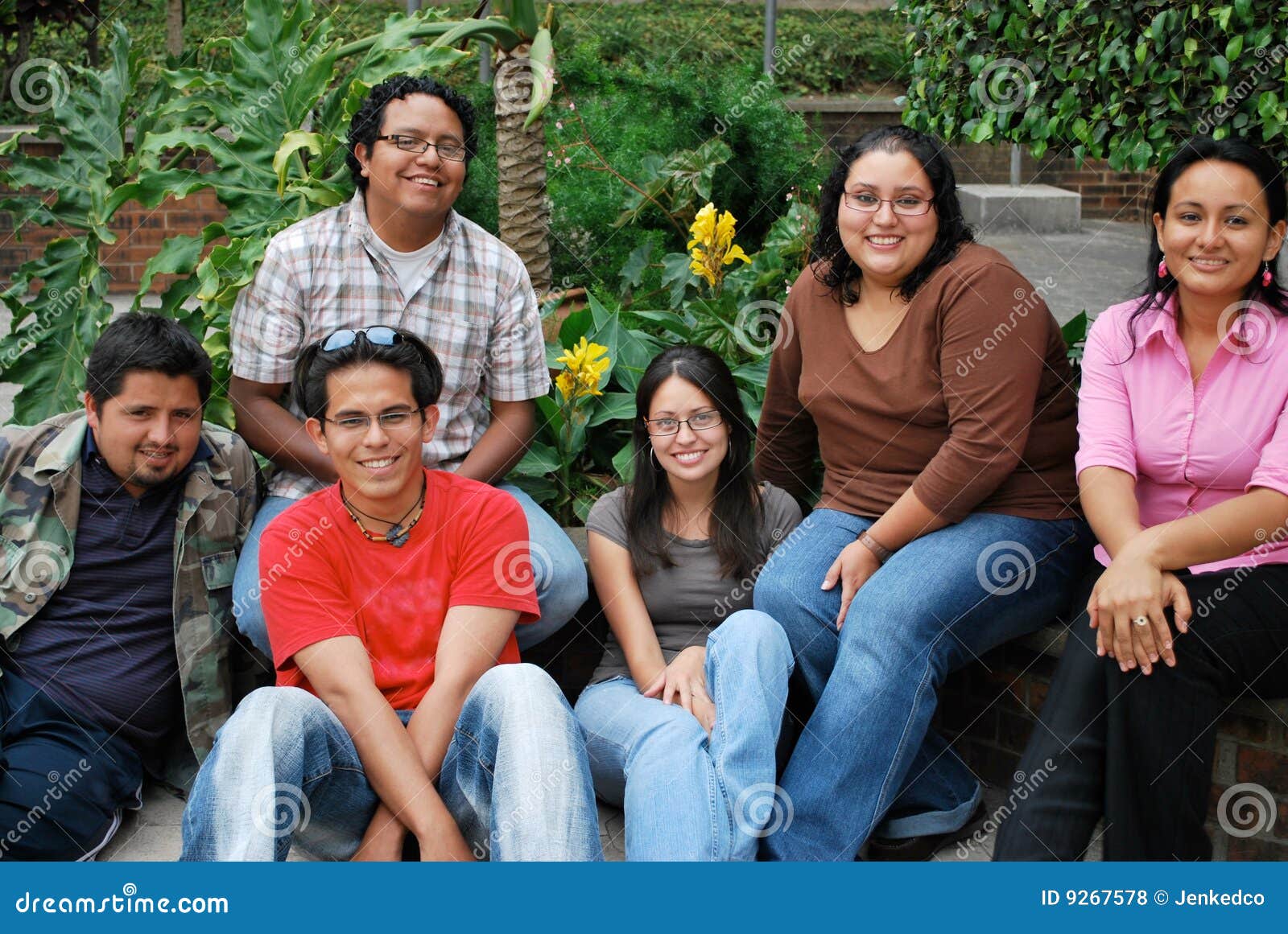 Hispanic Students Having Fun Together Stock Photo - Image of quality ...