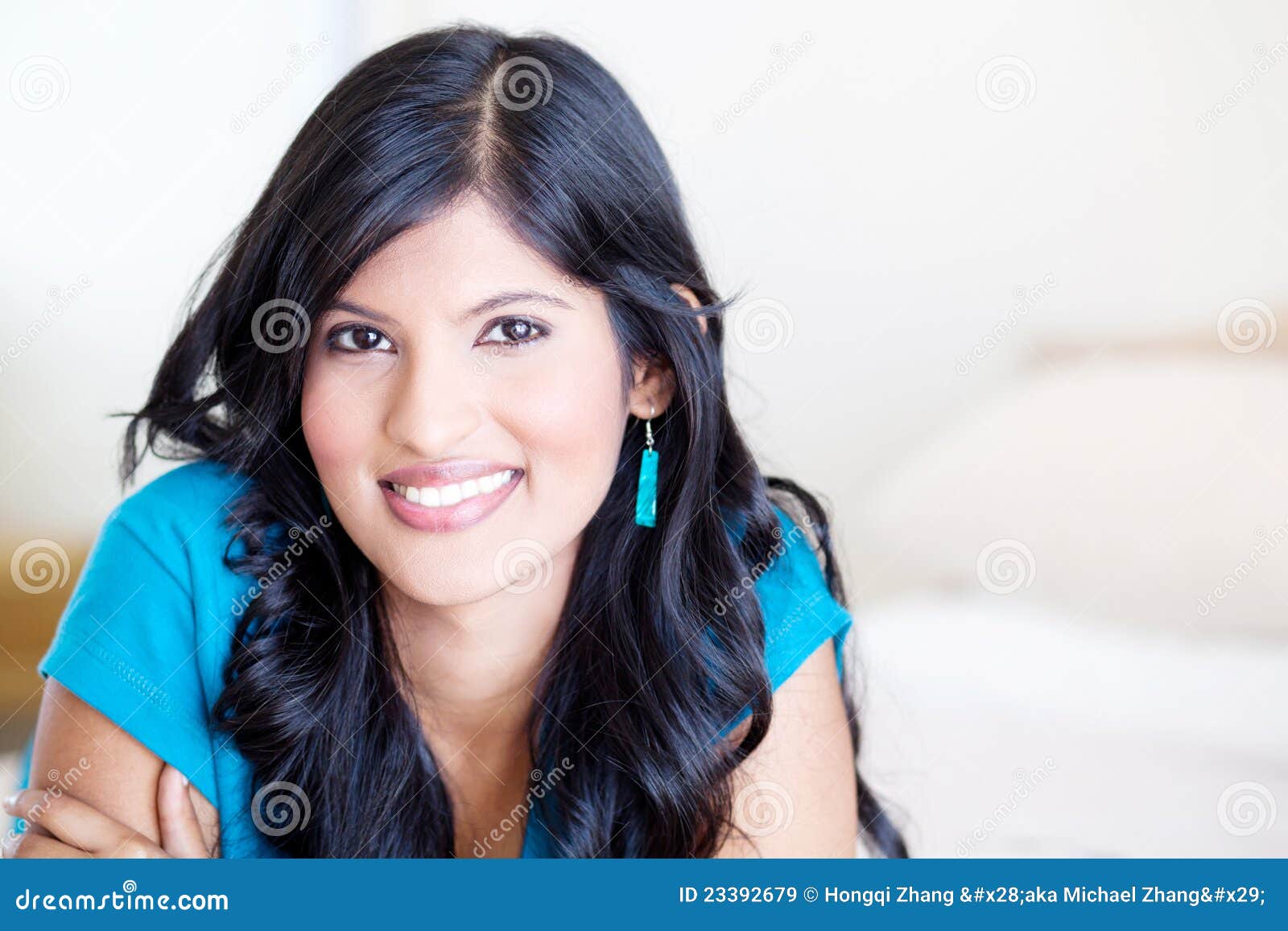 Hispanic woman portrait stock image. Image of ethnic - 23392679