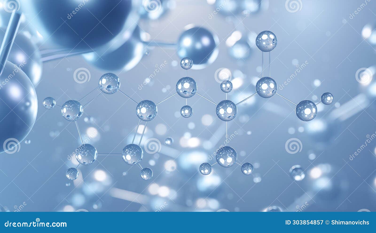 Histidine Molecular Structure 3d, Flat Model, Essential Amino Acid ...