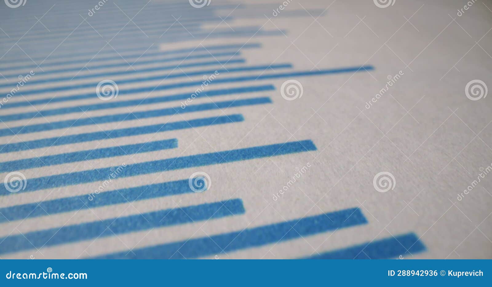 Histogram Charts and Diagrams Printed on White Sheets of Paper for Data ...