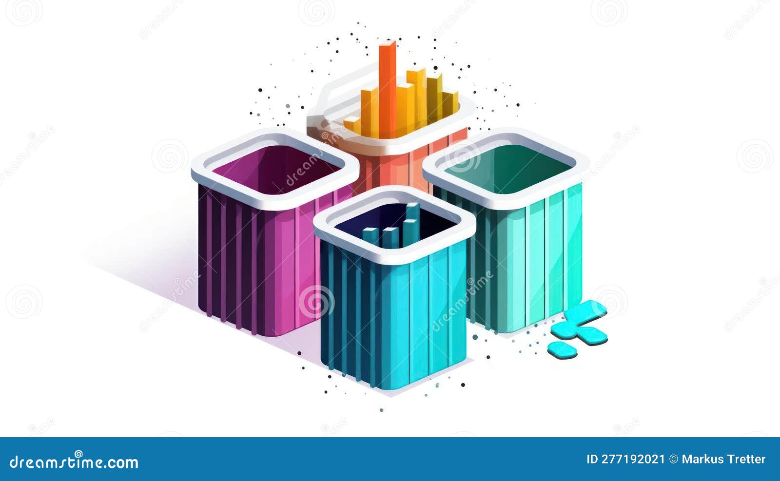 A Histogram Icon Showing the Distribution of Data Across Different Bins ...