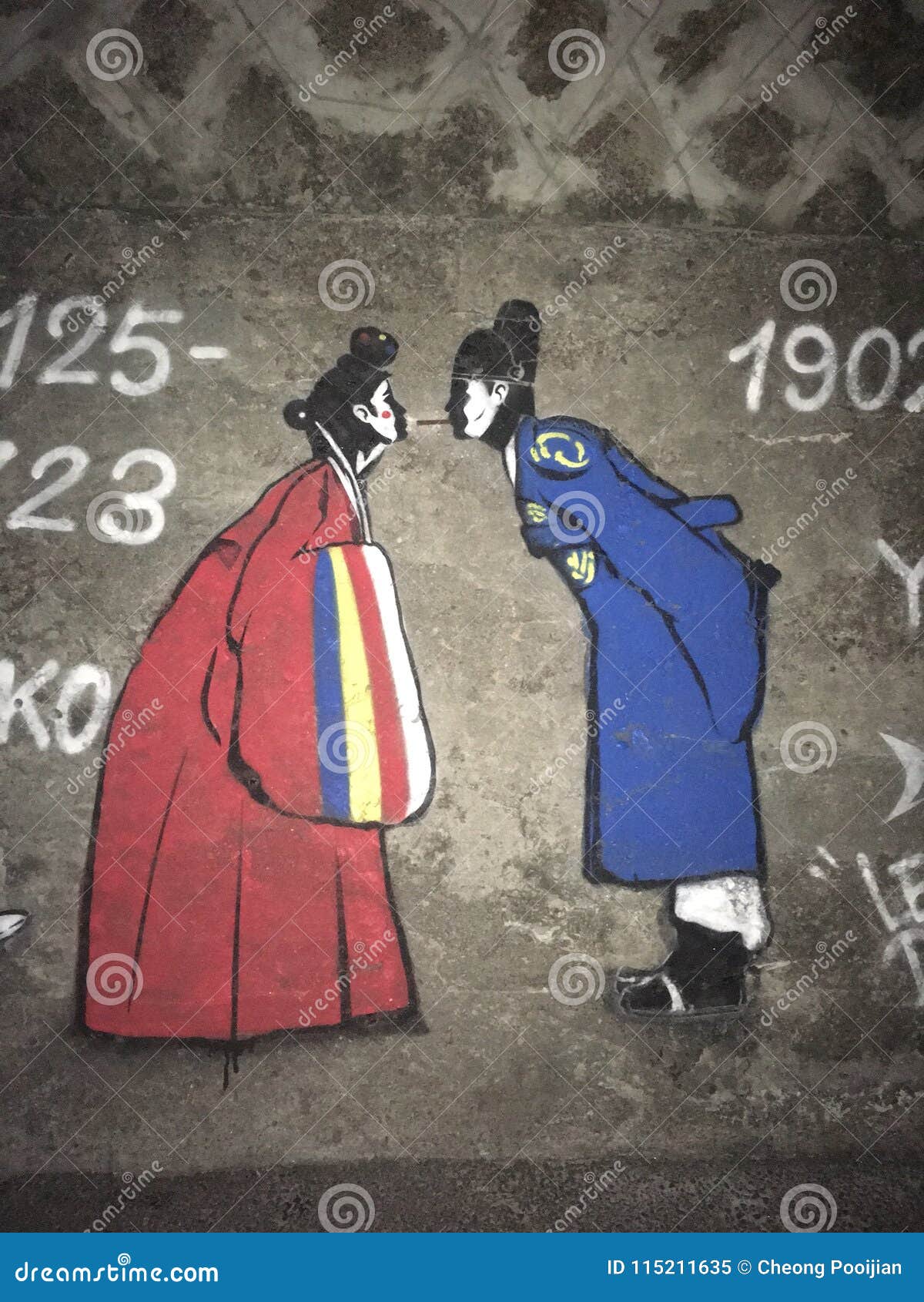 Historia Cultural De Los Pares De Corea Imagen editorial - Imagen de ...