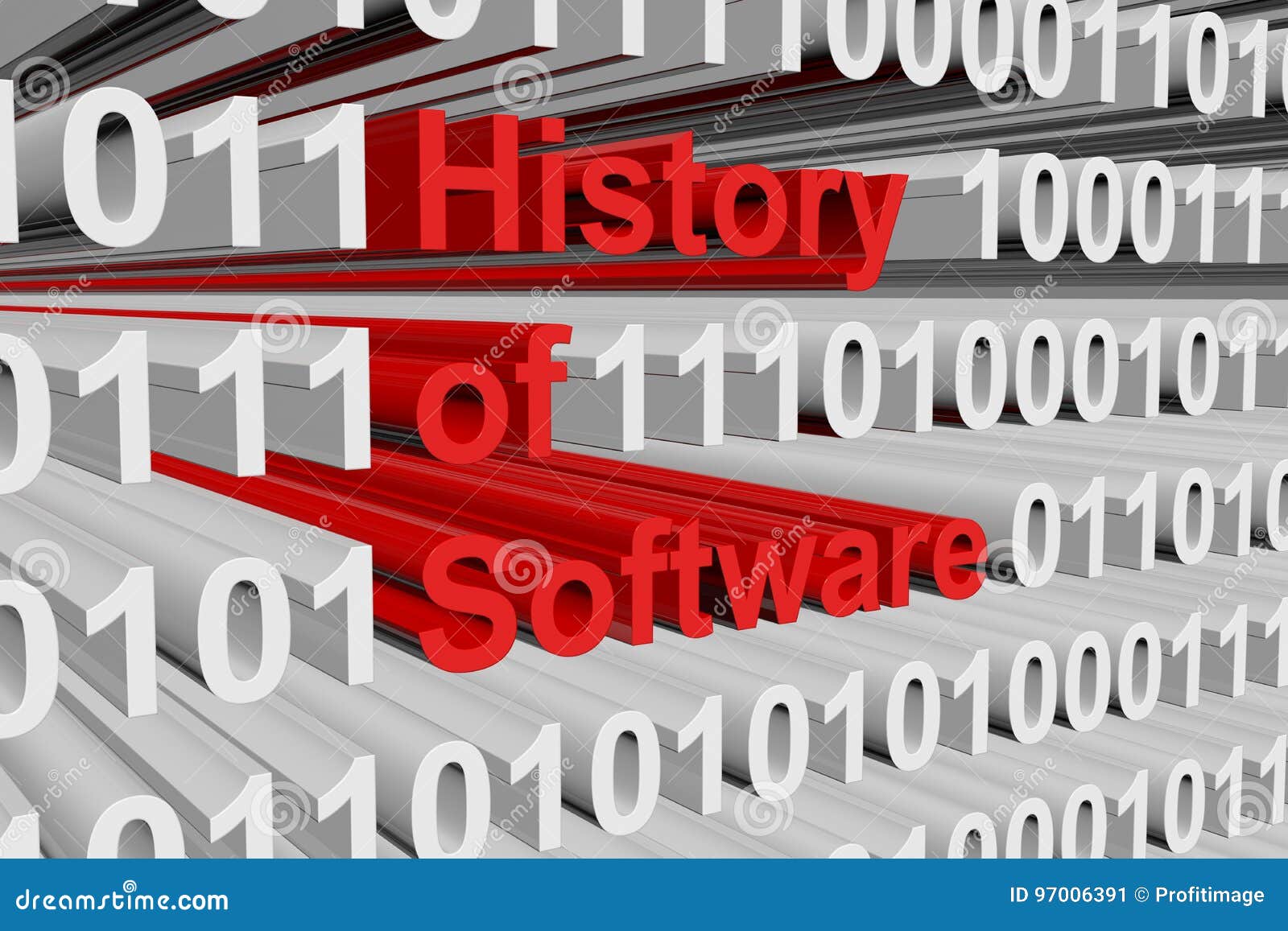 Historia del software stock de ilustración. Ilustración de rinda - 97006391