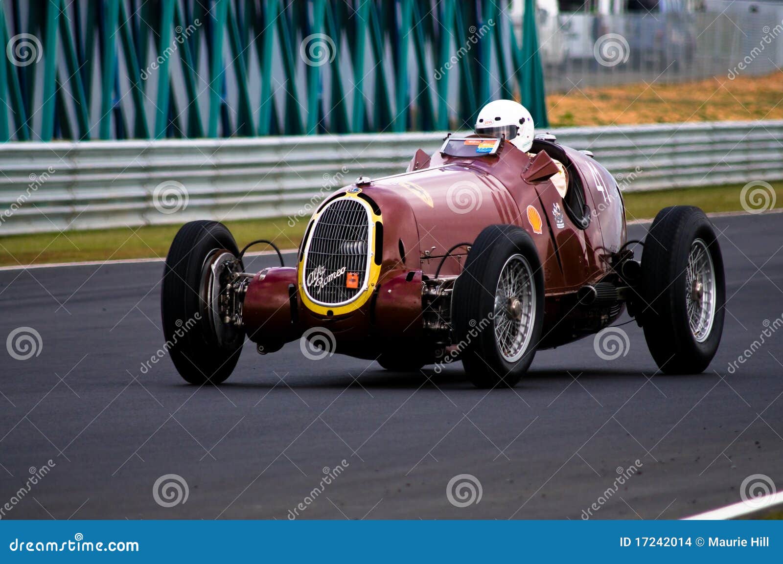 Historic 1935 Alfa-Romeo Racing Car at Speed Editorial Stock Image ...