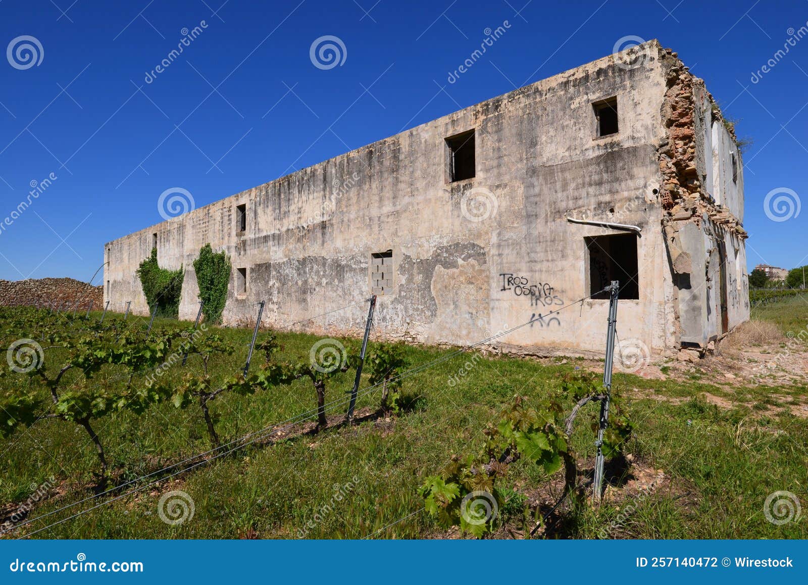 Historic Abandoned Psychiatric Building in El Verger Editorial ...