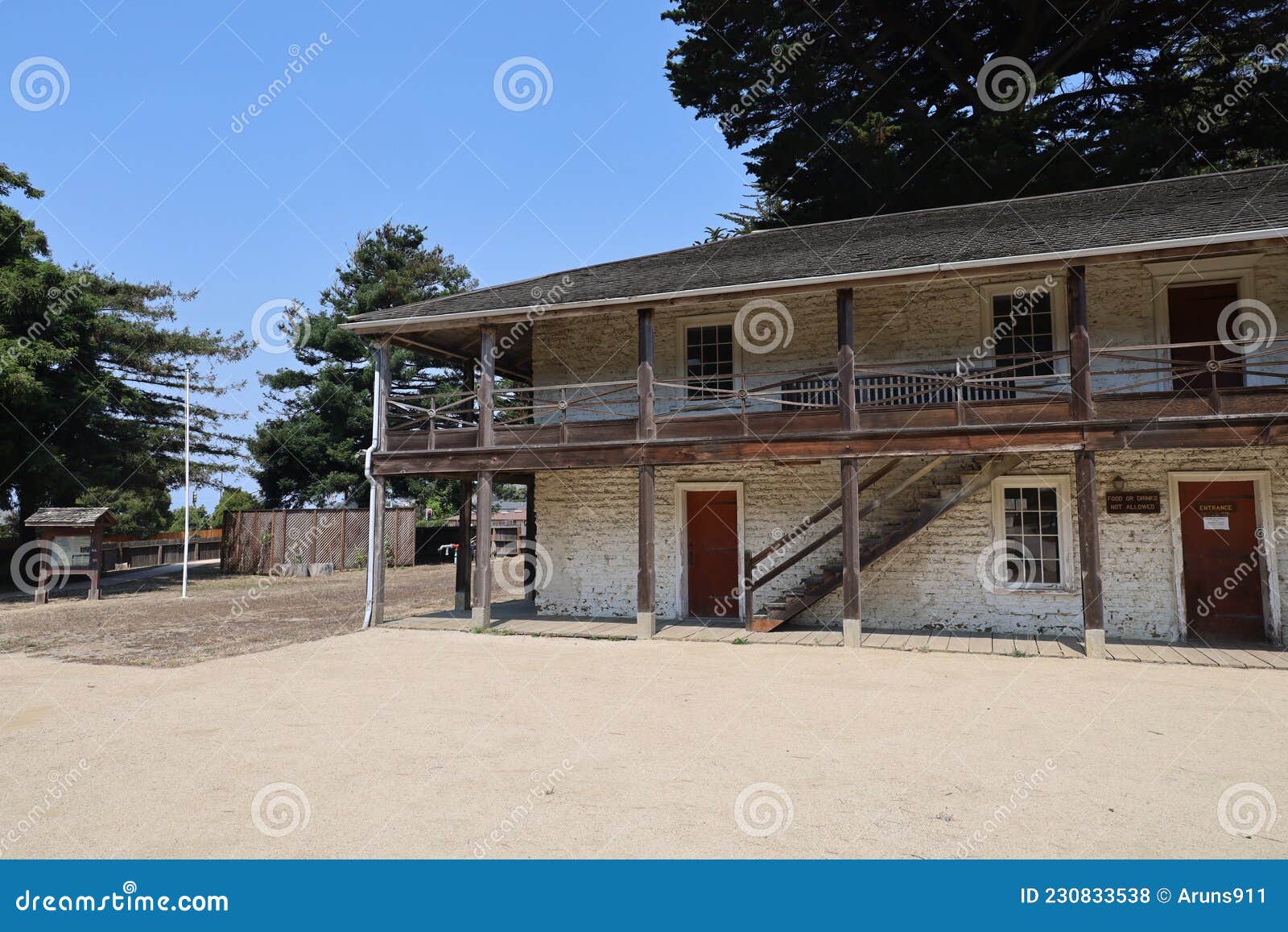 Historic Adobe Sanchez House in Pacifica California Editorial Stock ...