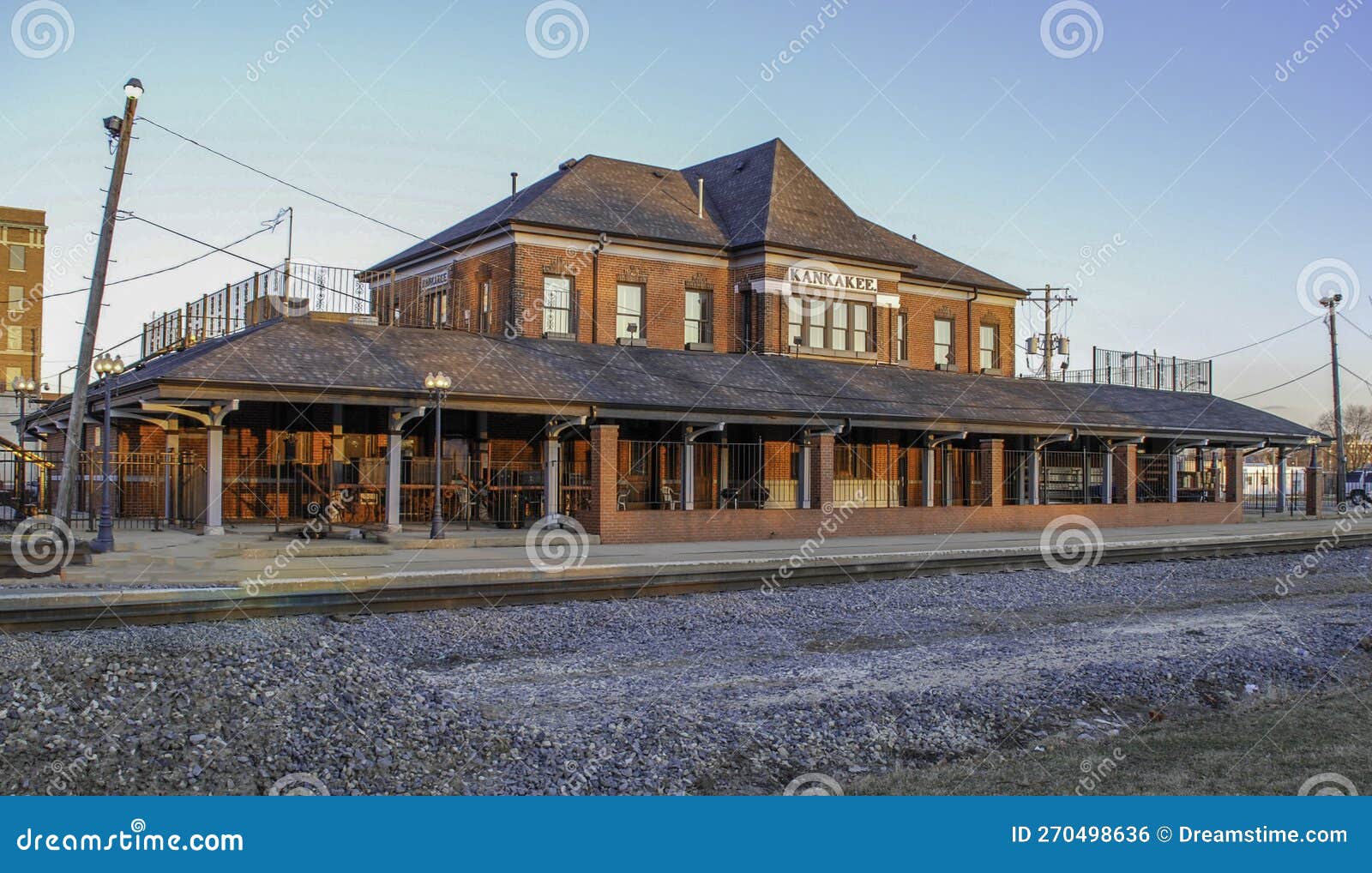 Historic Amtrak Station on a Single Main Line Editorial Photo - Image ...