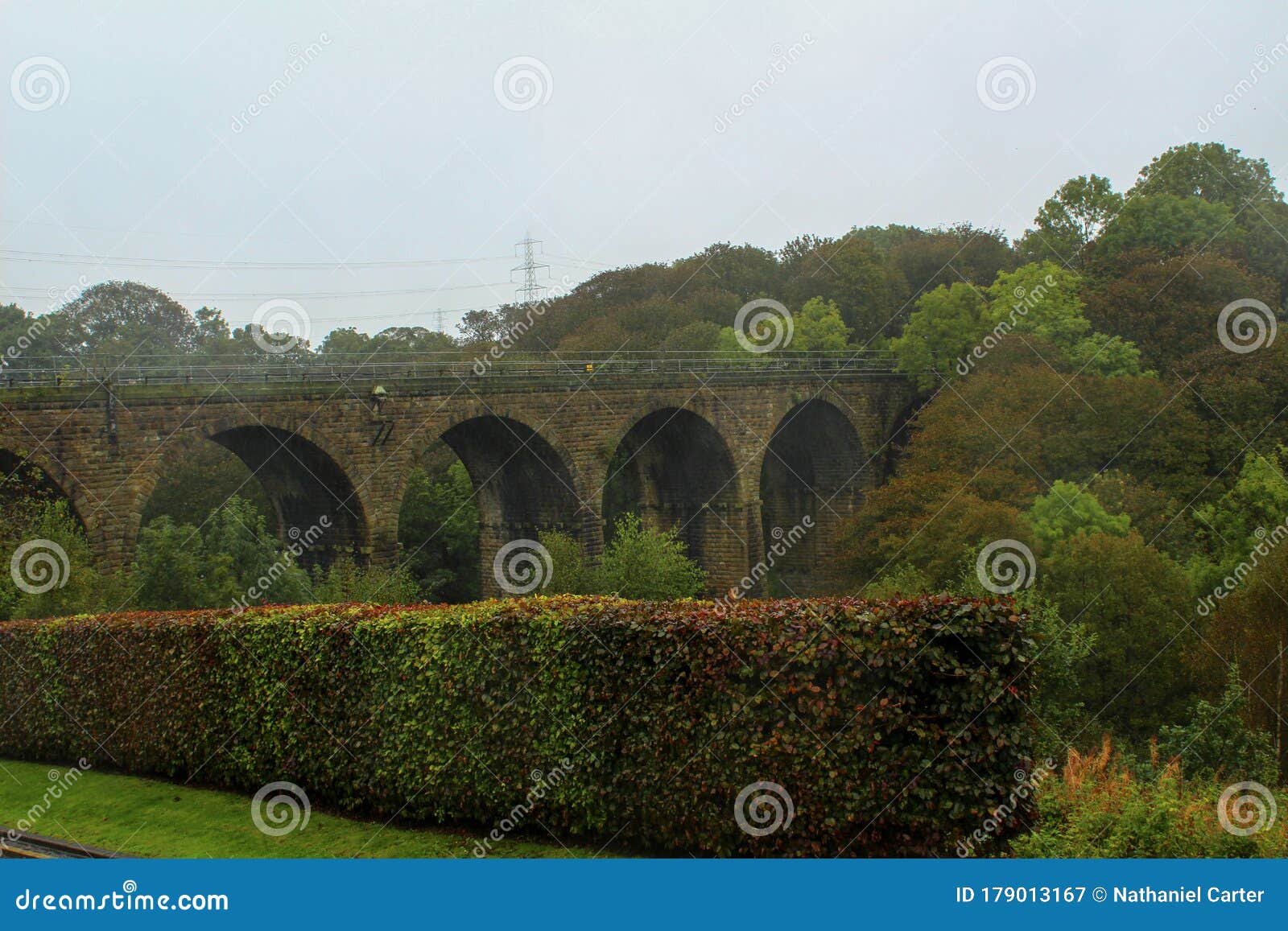 Historic Arch Railway Bridge - Oxspring, South Yorkshire Stock Image ...