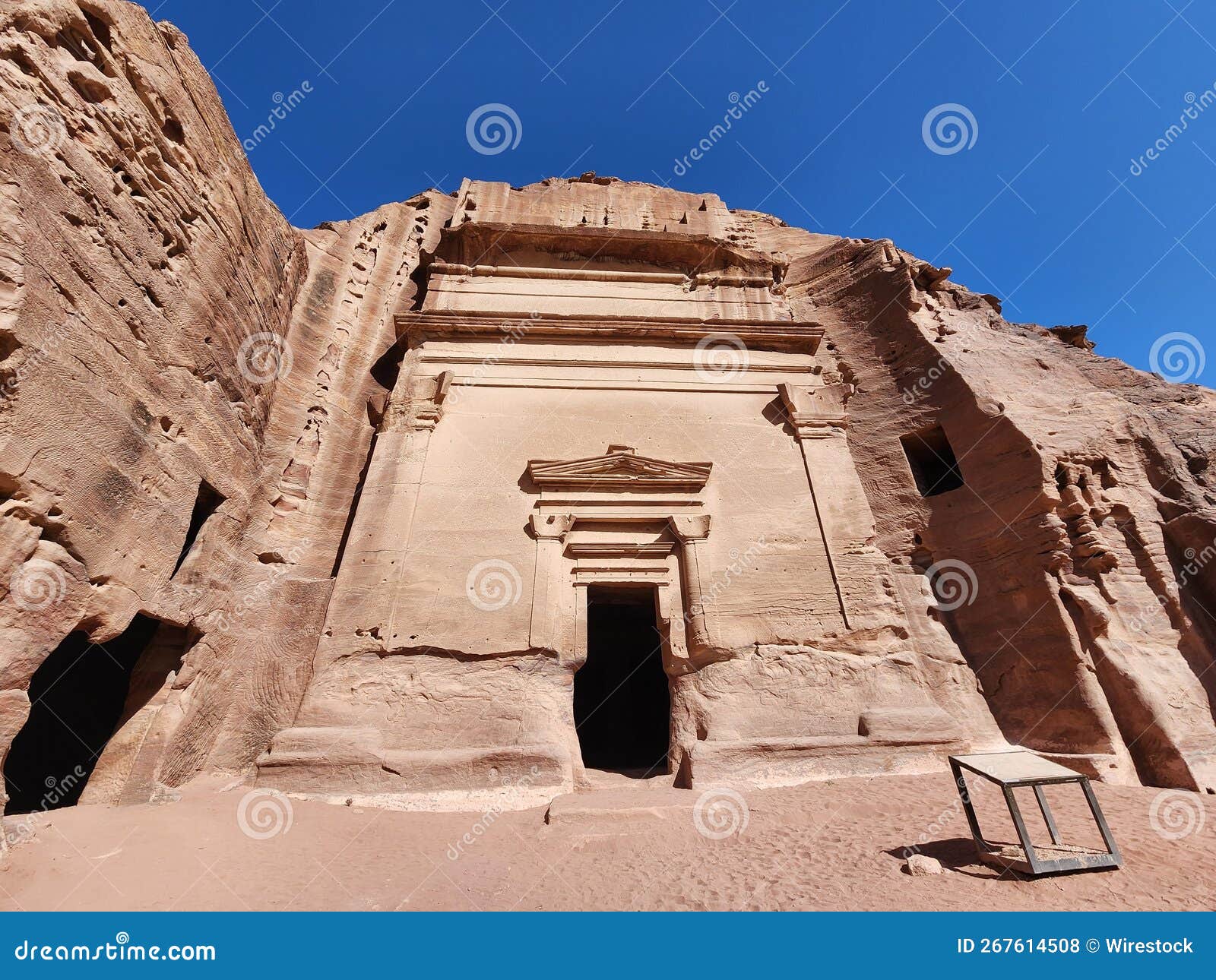 A Historic and Archaeological Building in City Petra Stock Photo ...