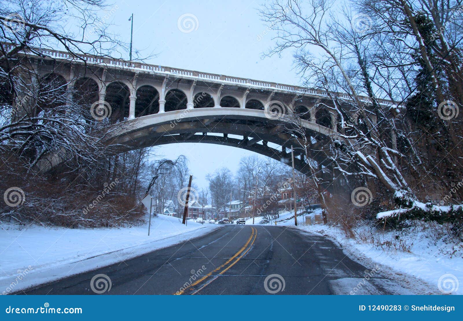 Historic arched bridge stock image. Image of arched, bridge - 12490283