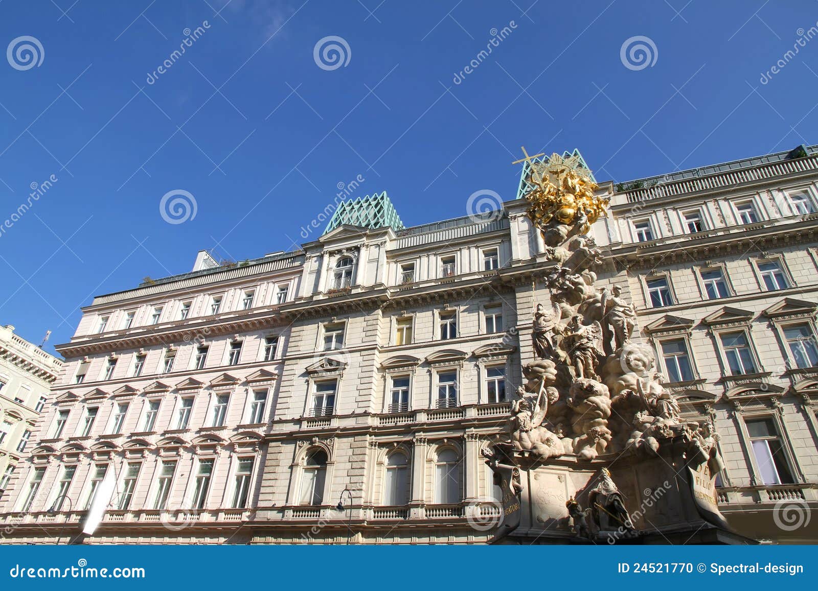 Historic Architecture in the Center of Vienna Stock Photo - Image of ...