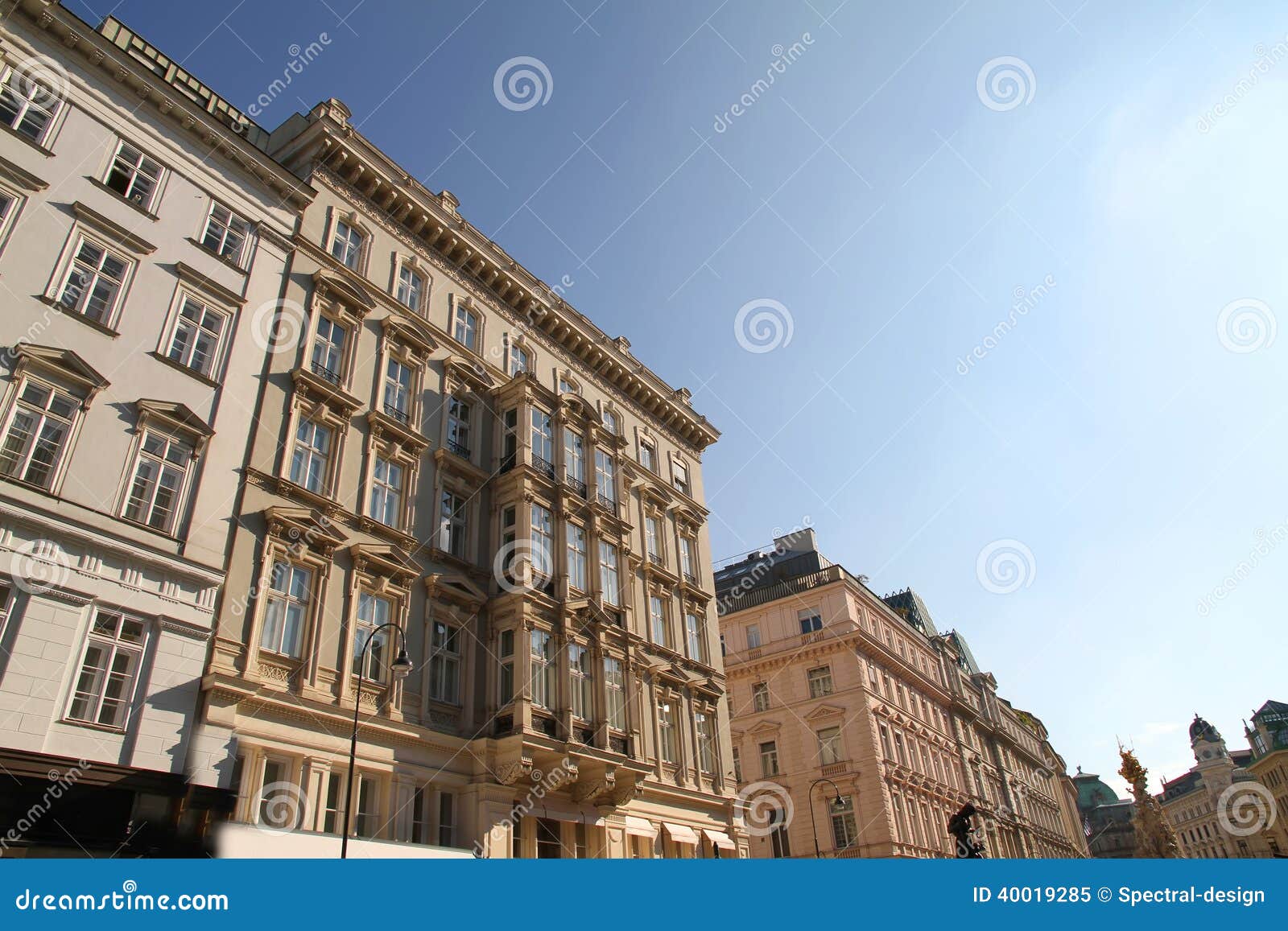 Historic Architecture in the Center of Vienna Stock Image - Image of ...