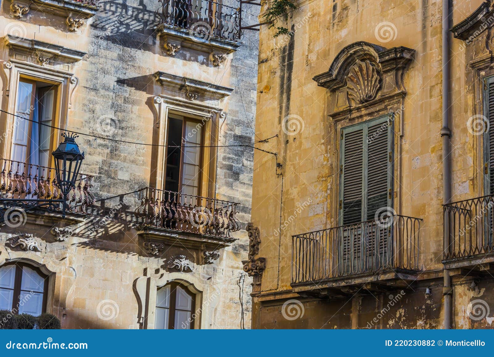 Historic Architecture of the City of Lecce, Apulia, Italy Stock Photo ...