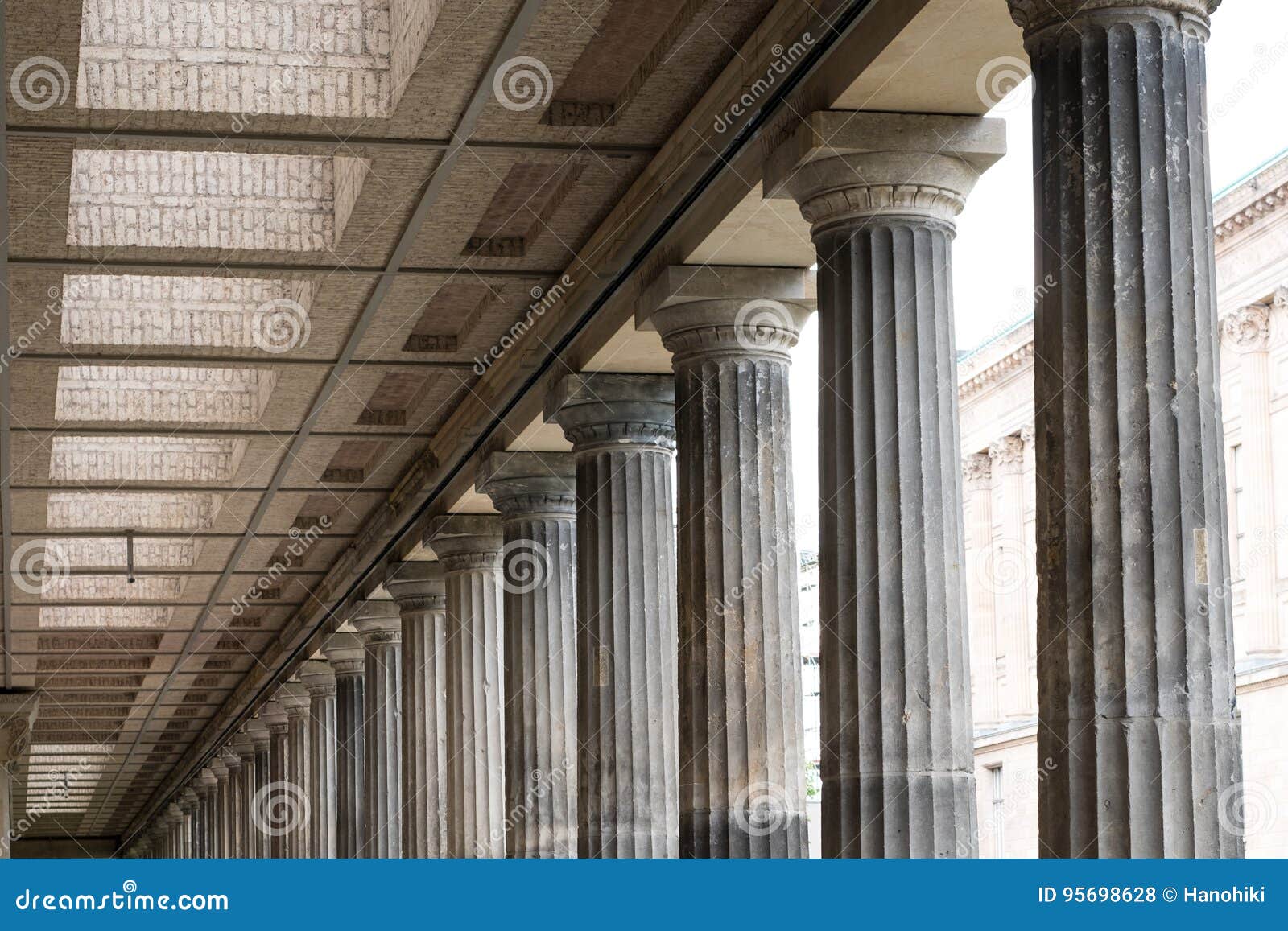Architecture Columns On Urban Buildings Stock Photo | CartoonDealer.com ...