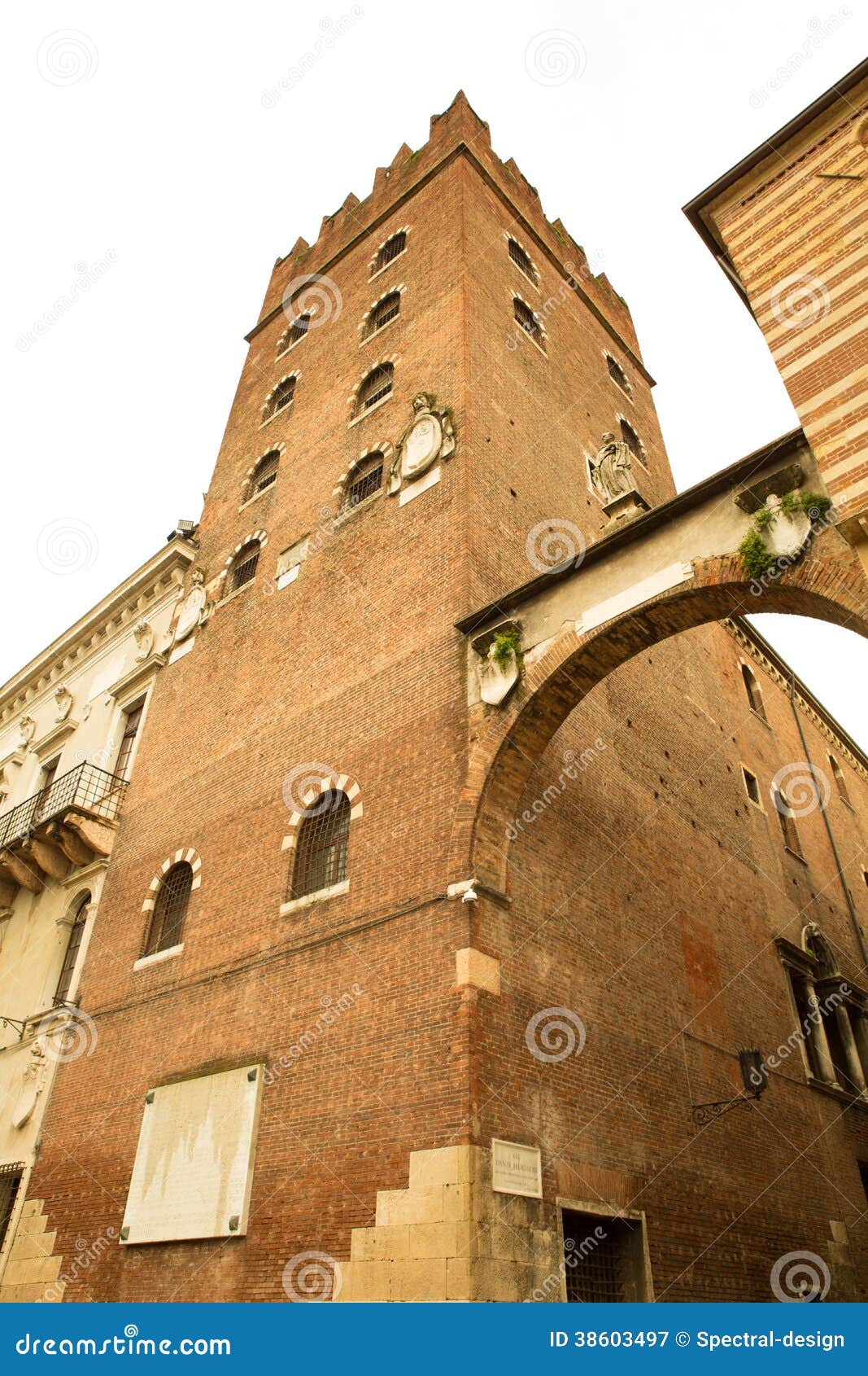 Historic Architecture in Verona Stock Image - Image of building, built ...