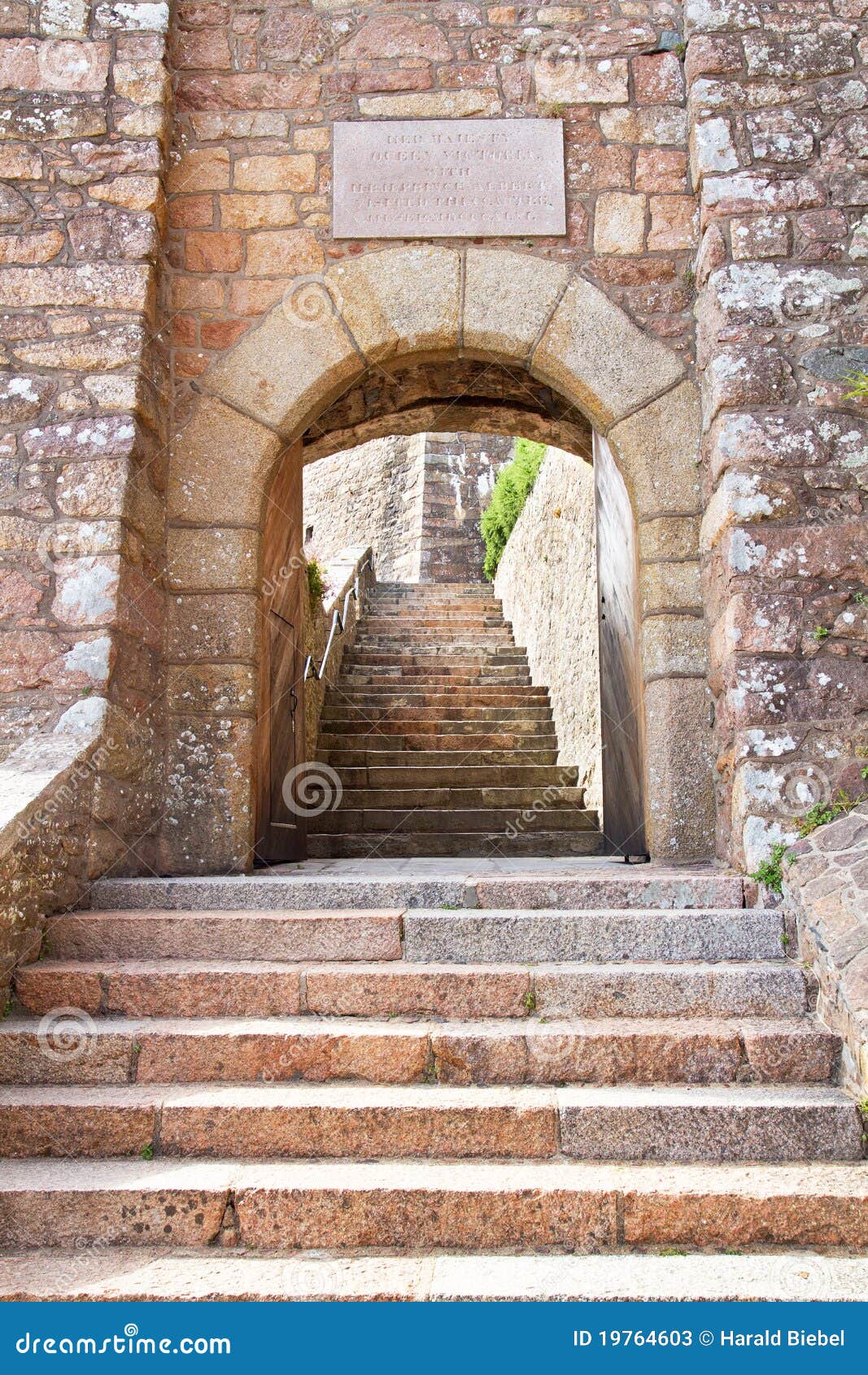 Historic Archway stock image. Image of gorey, journey - 19764603