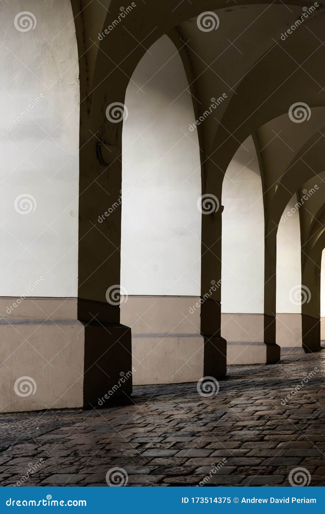 Archways in Prague city stock image. Image of heritage - 173514375