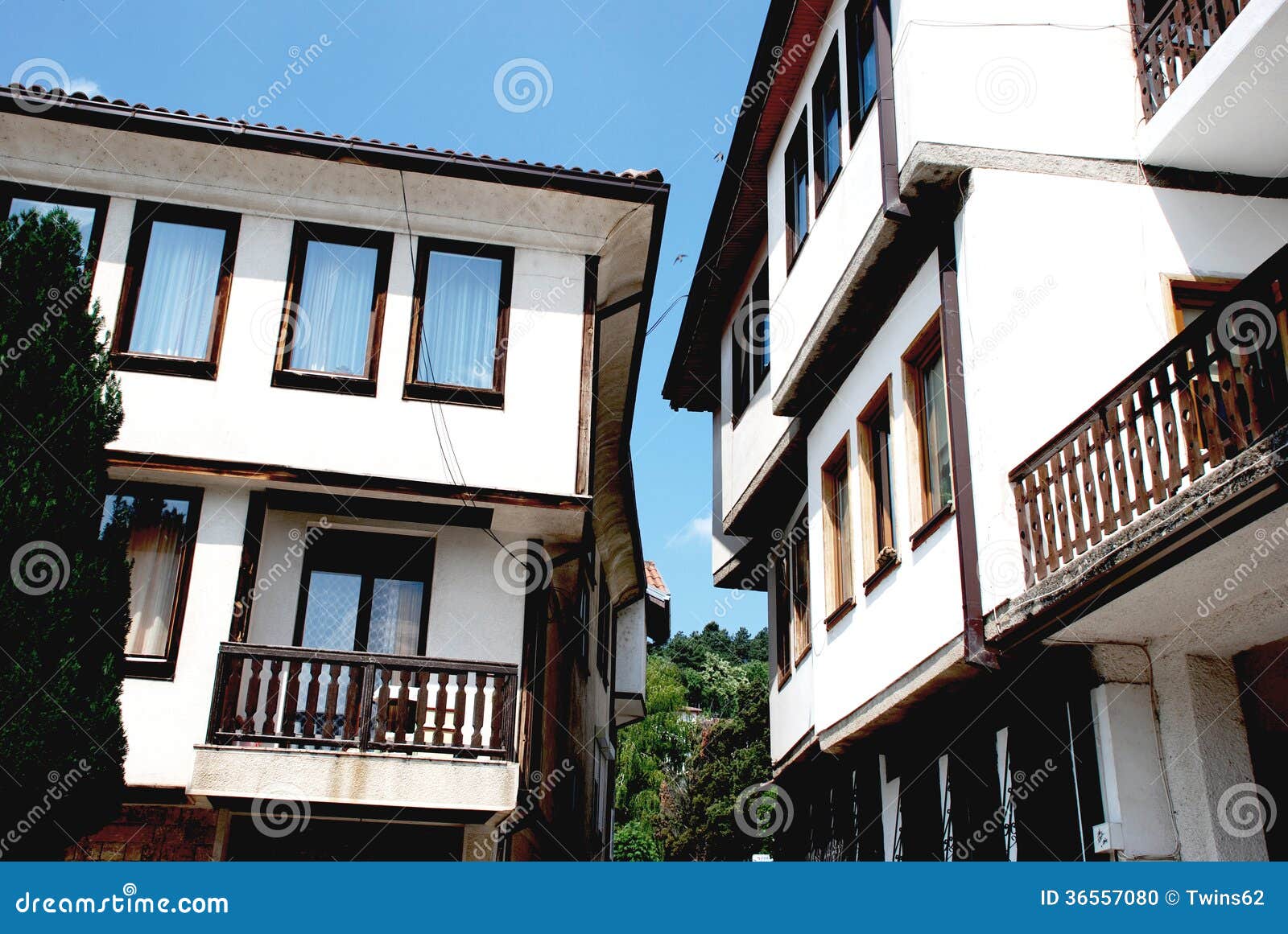 Historic Arhitekture in Macedonia,typical for Ohrid. Stock Photo ...
