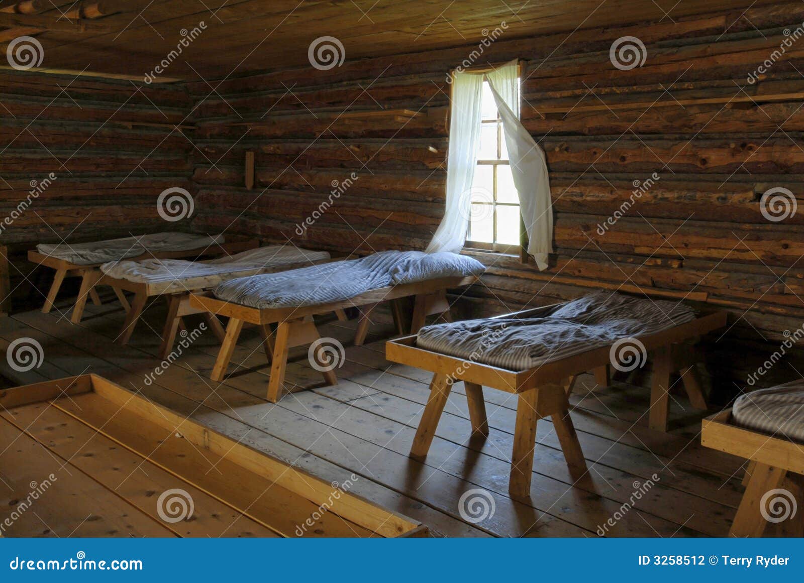 Historic Army Barracks stock photo. Image of curtain, barracks - 3258512