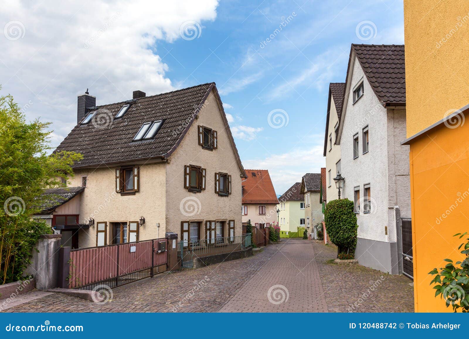 Historic Bad Vilbel Hesse Germany Stock Photo - Image of vilbel, summer ...