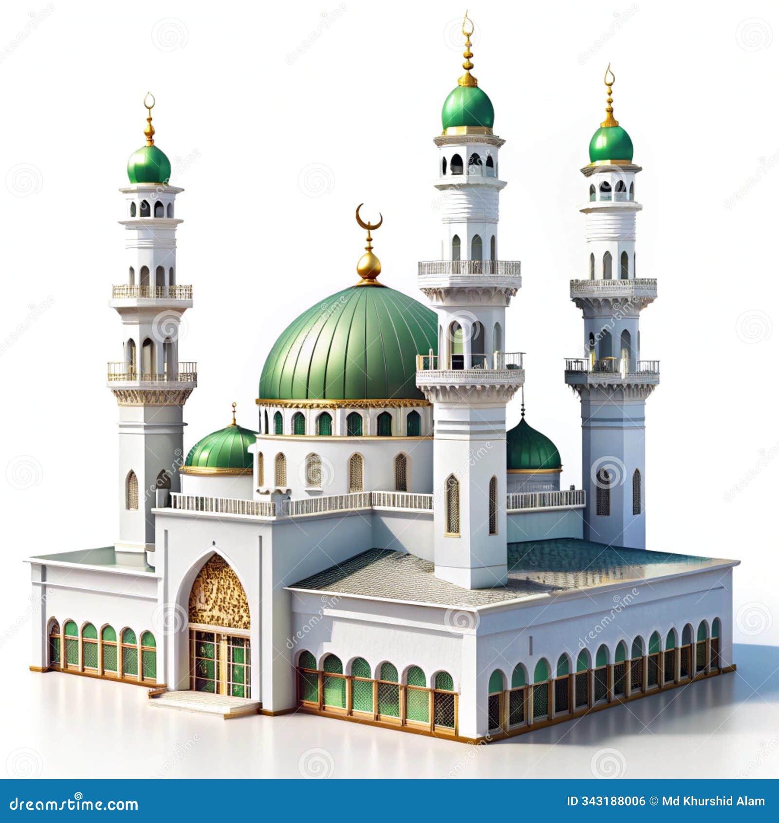 Historic Badshahi Mosque Architecture With Stunning Islamic Design ...