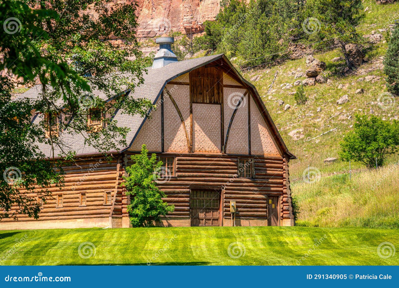 Historic Barn stock image. Image of wood, barn, summer - 291340905