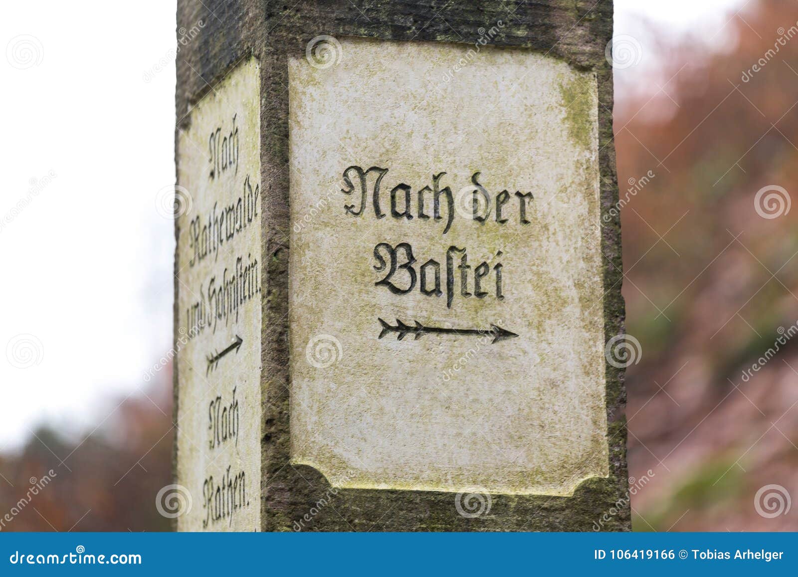 Bastei sign germany stock photo. Image of elbsandsteingebirge - 106419166