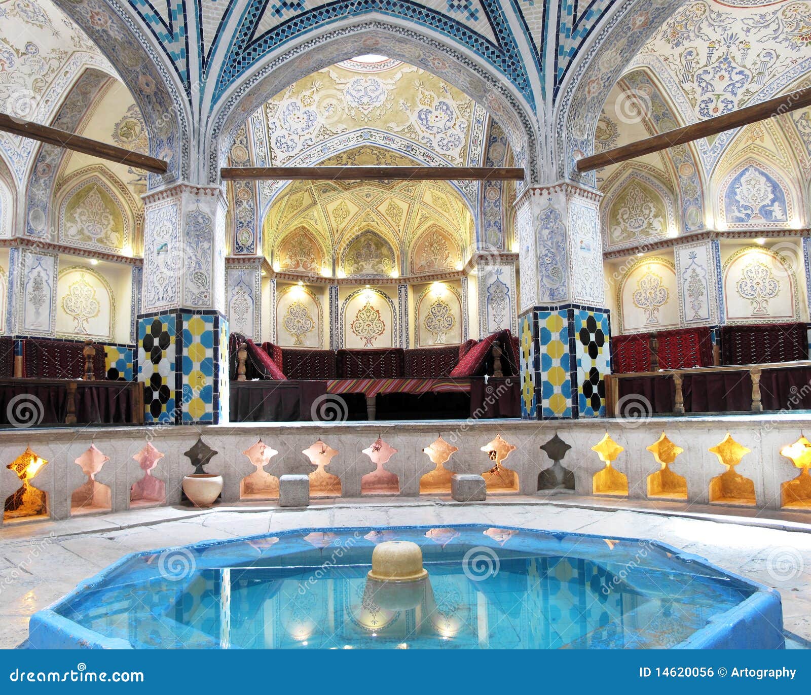 Historic bath editorial photo. Image of colorful, artwork - 14620056