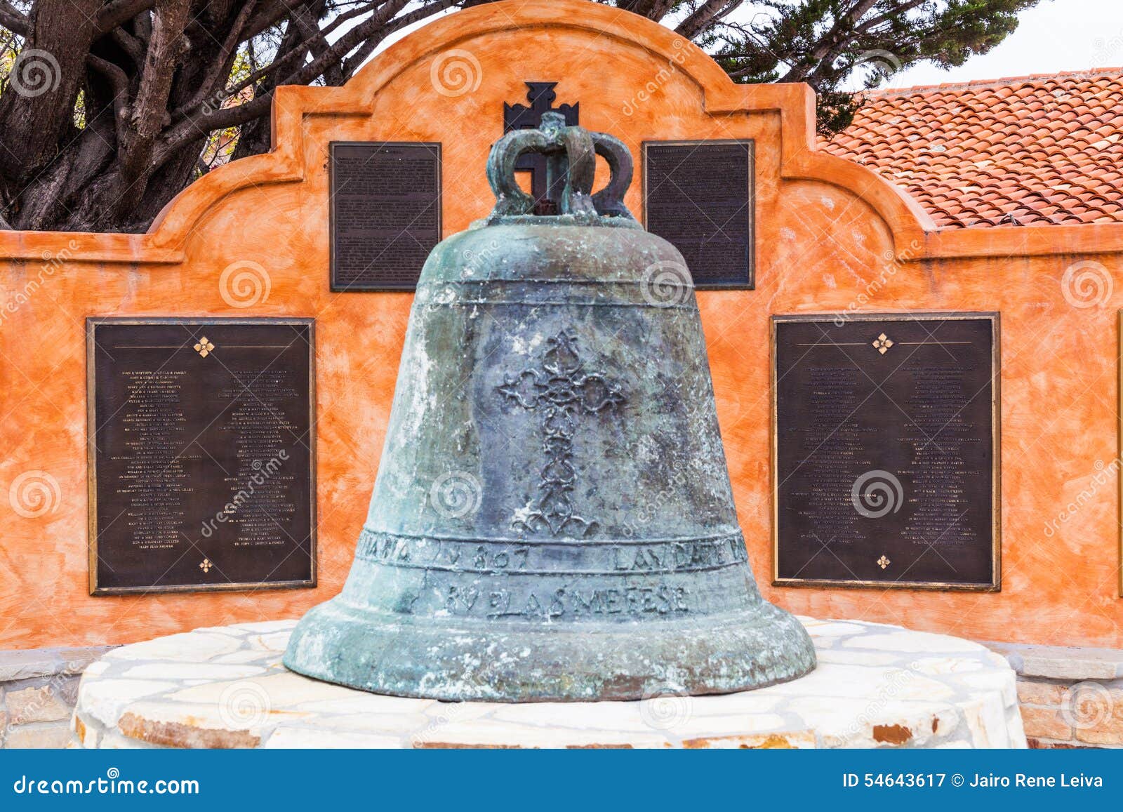 Historic Bell - Carmel Mission Editorial Photography - Image of mission ...