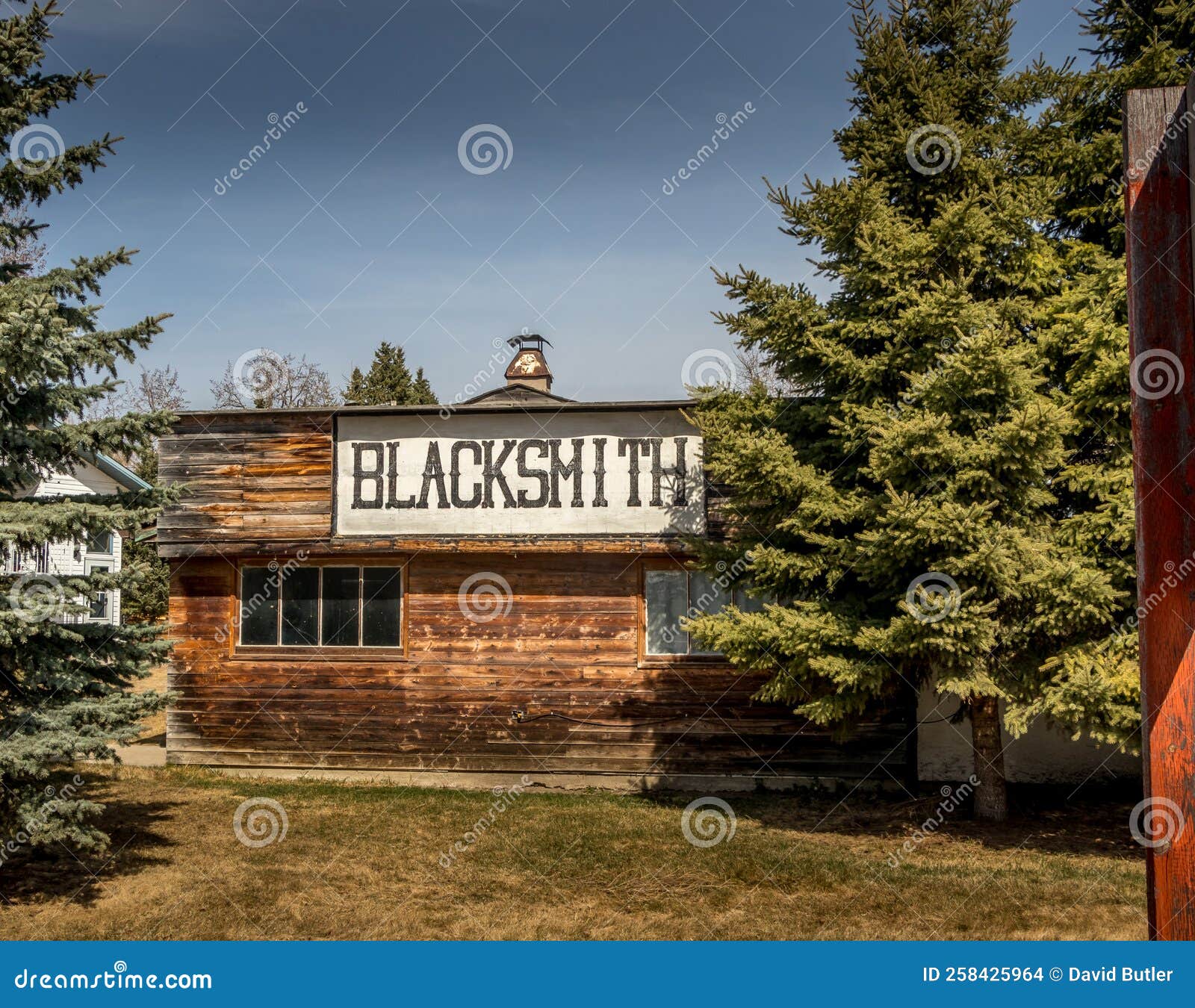 Historic Blacksmith Shop Still in Use Markerville Alberta Canada ...