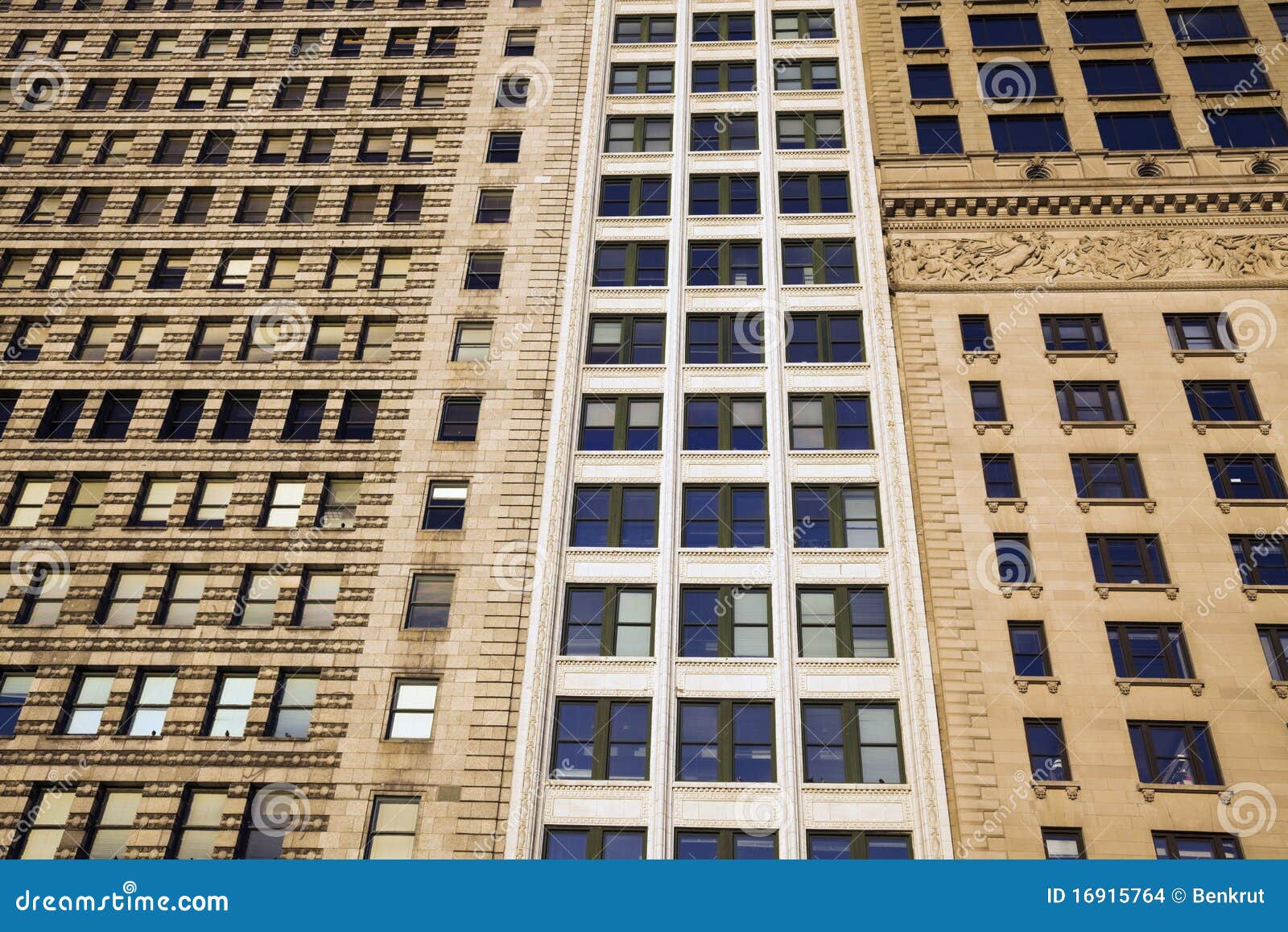 Historic Building In Chicago Stock Photo - Image of illinois, michigan ...