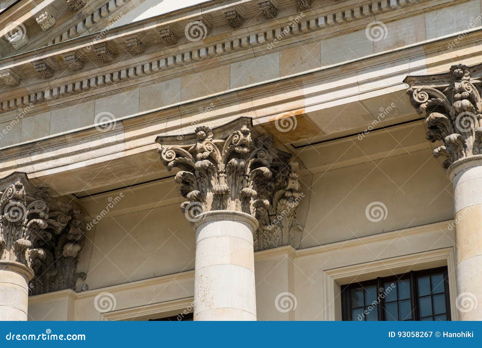 Historic Building Detail ,column, Pillar, Capital Stock Image - Image ...