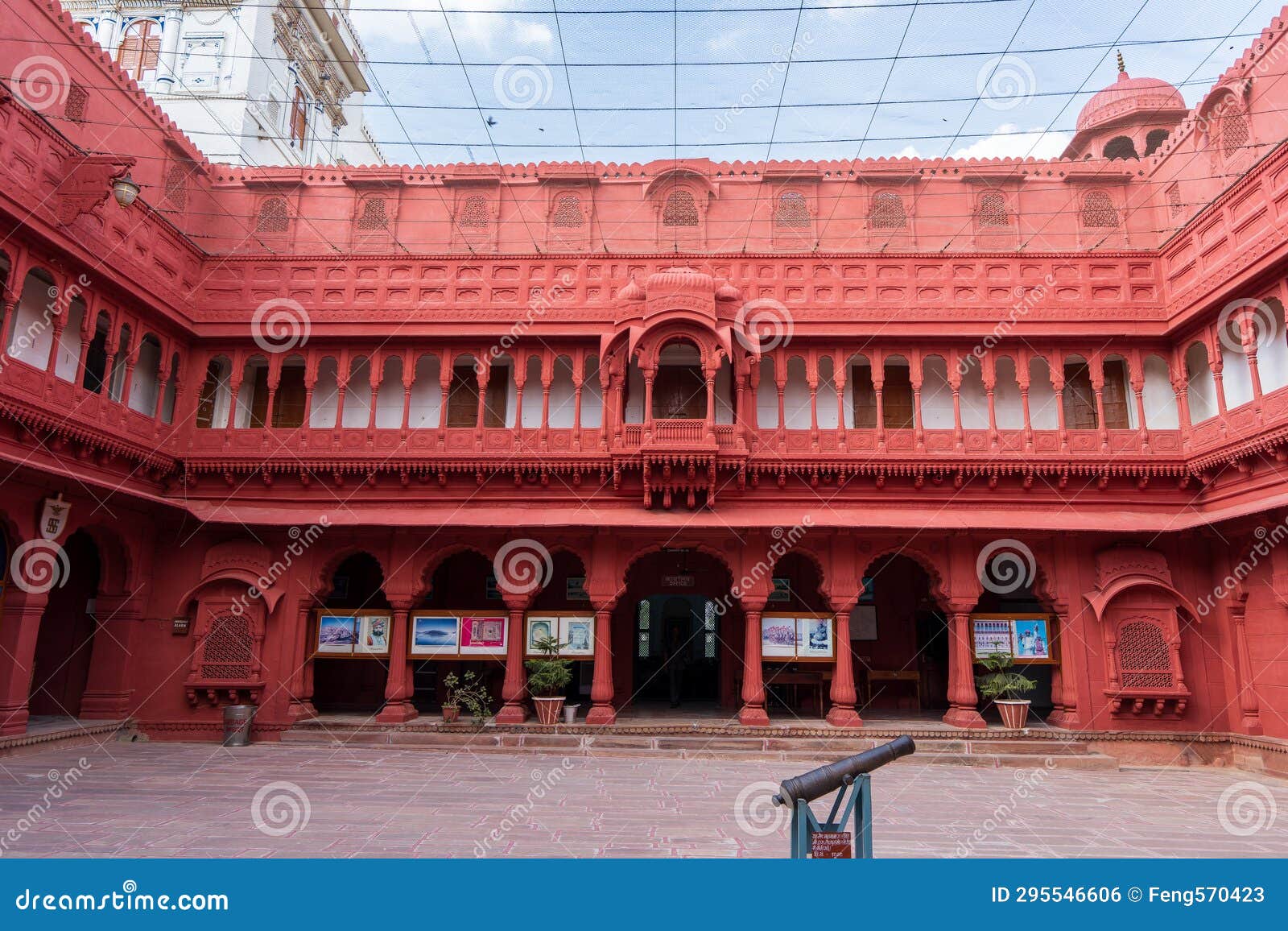 This Historic Building Displays Many Ancient Artifacts. Editorial Photo ...