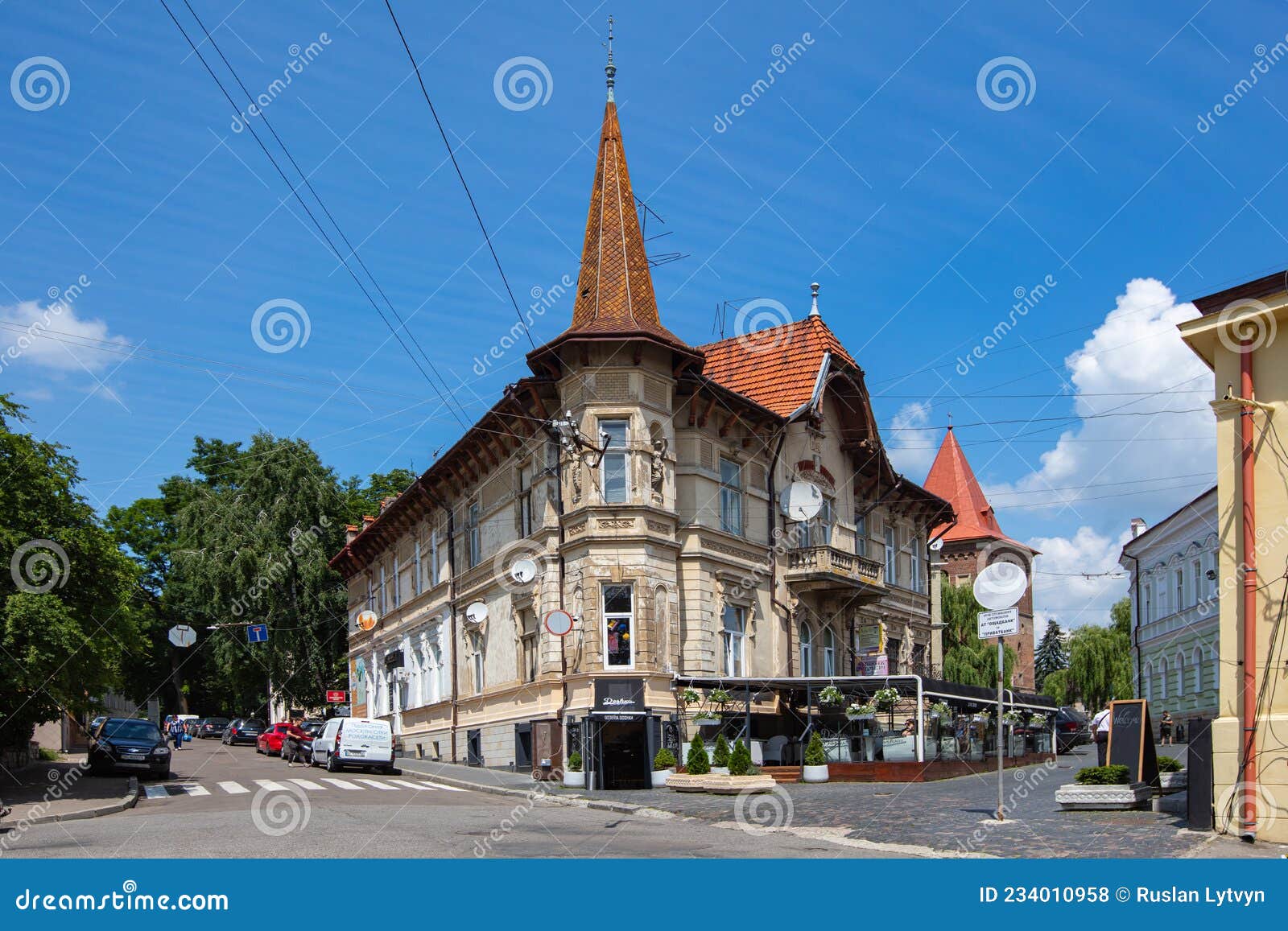 A Historic Building in Drohobych, Ukraine Editorial Stock Photo - Image ...