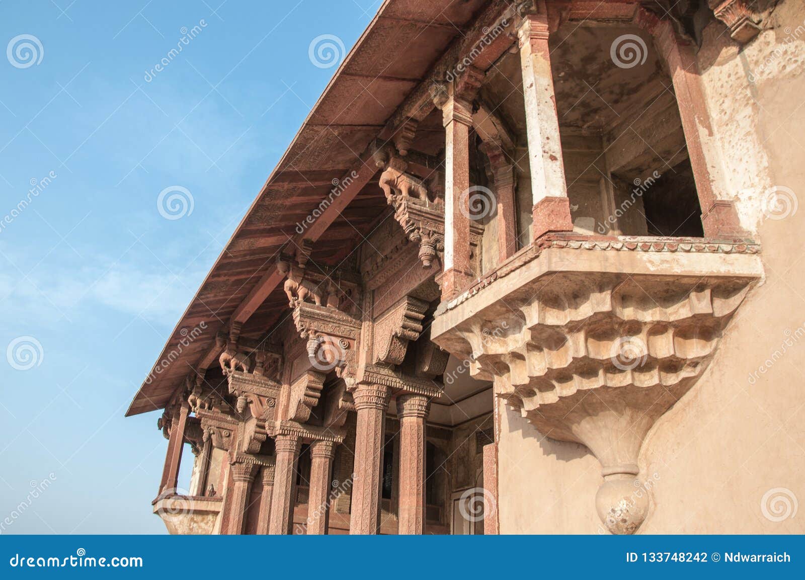 An Historical Architecture in the Lahore Stock Photo - Image of akbar ...