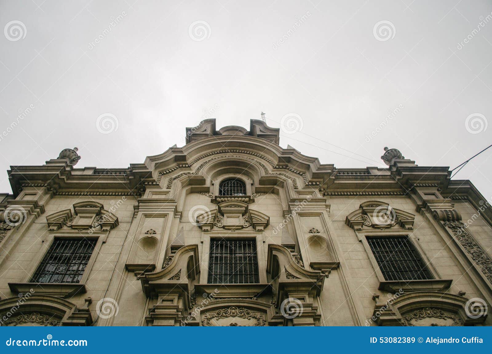 Historic Building in Lima stock image. Image of plaza - 53082389