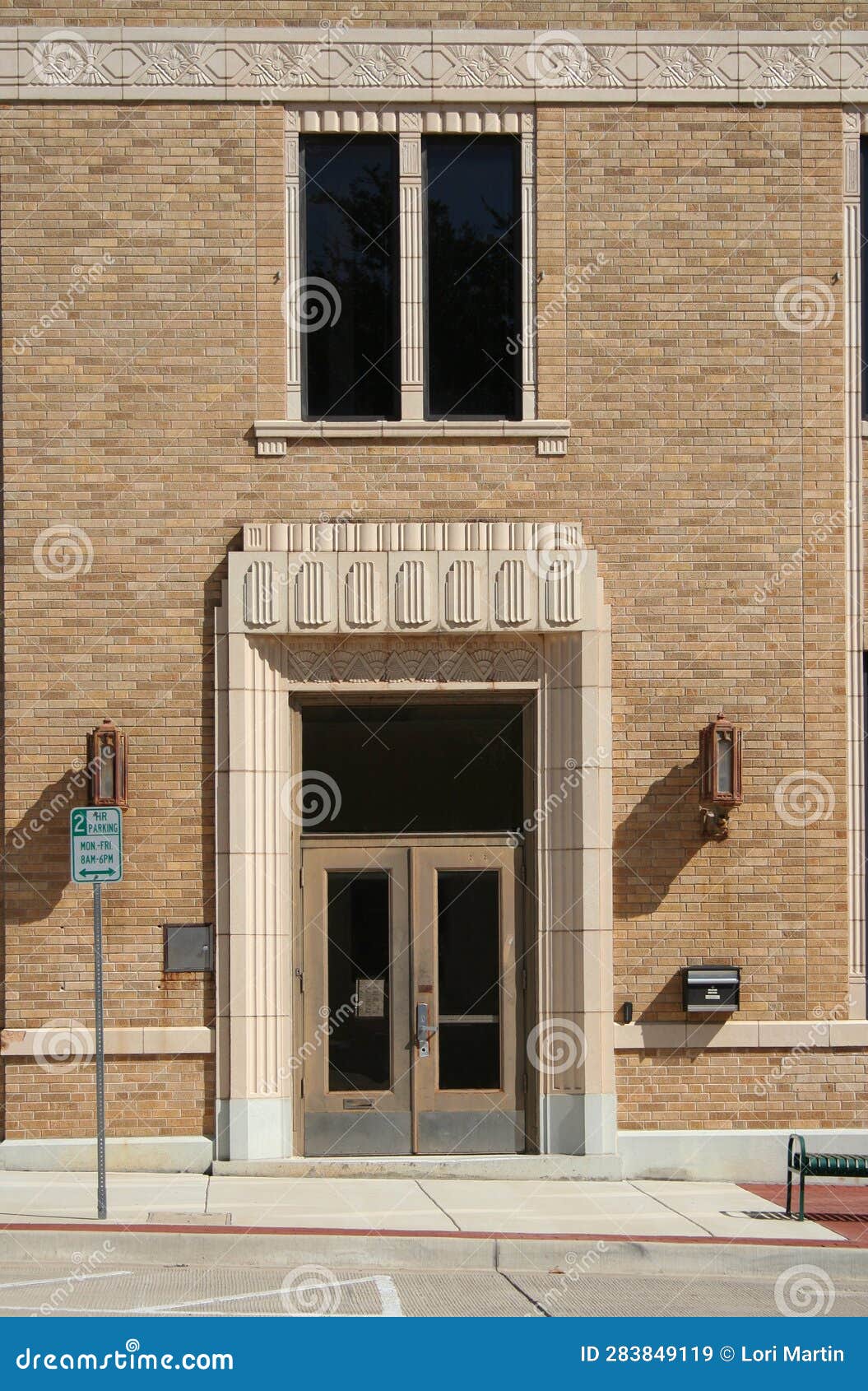 Historic Building Located in Downtown Longview Texas Stock Image ...