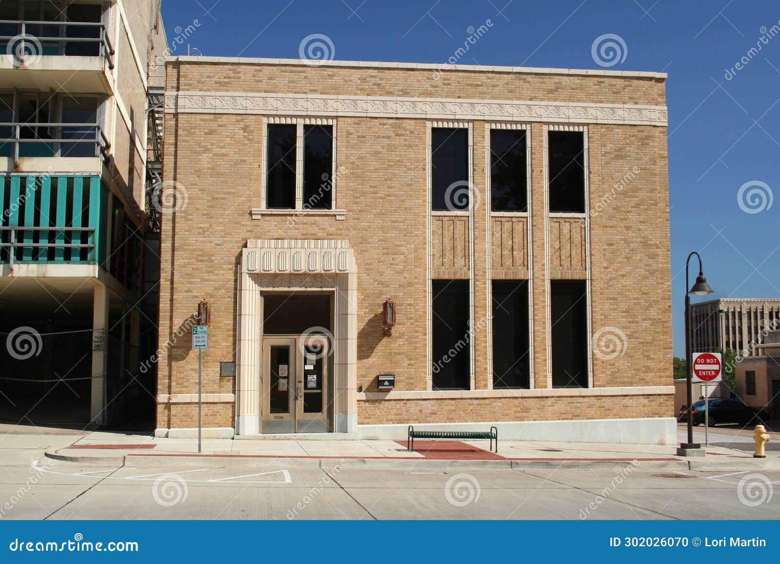 Historic Building Located in Downtown Longview Texas Stock Photo ...